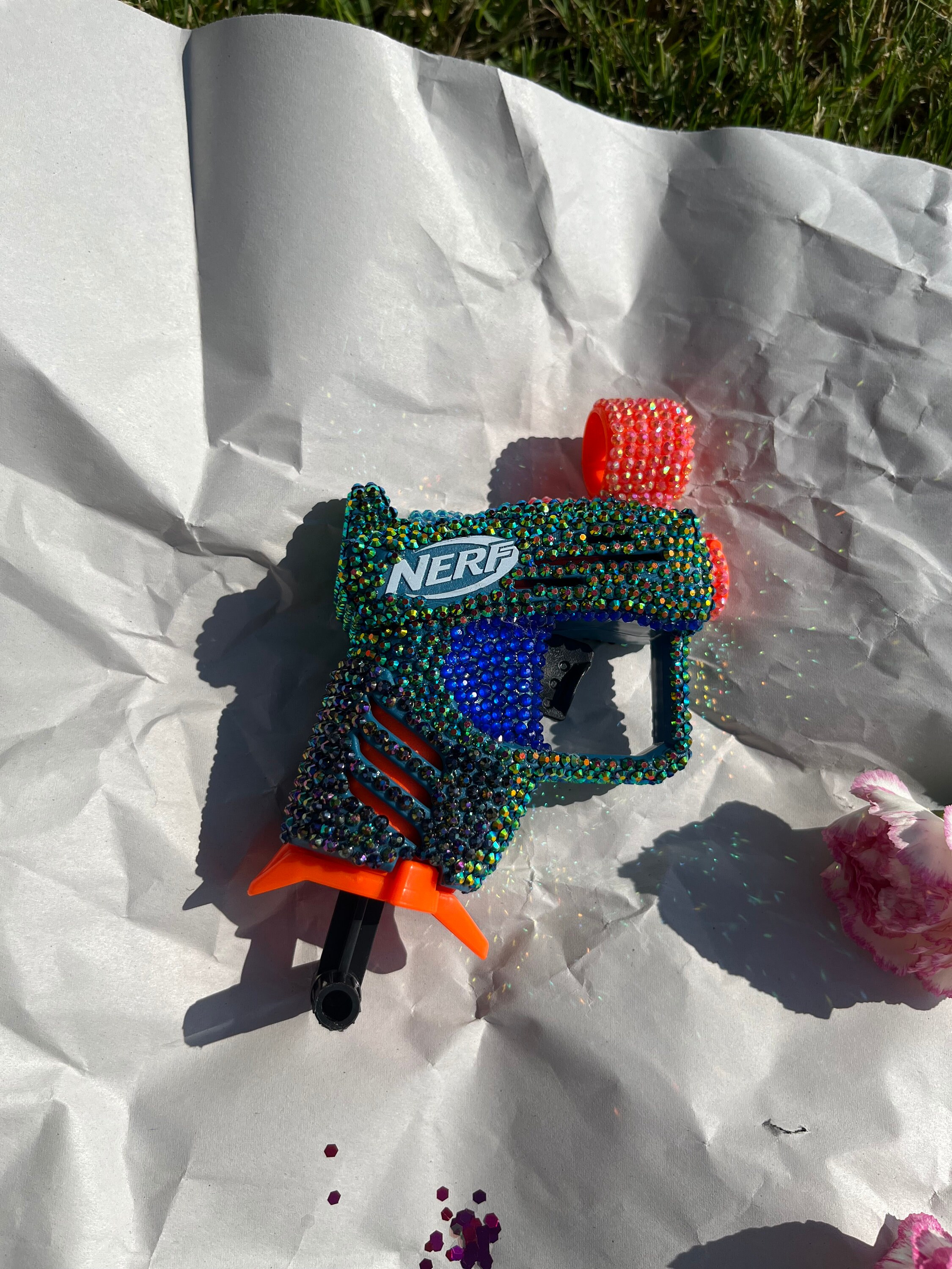 Bedazzled Nerf Gun - Etsy