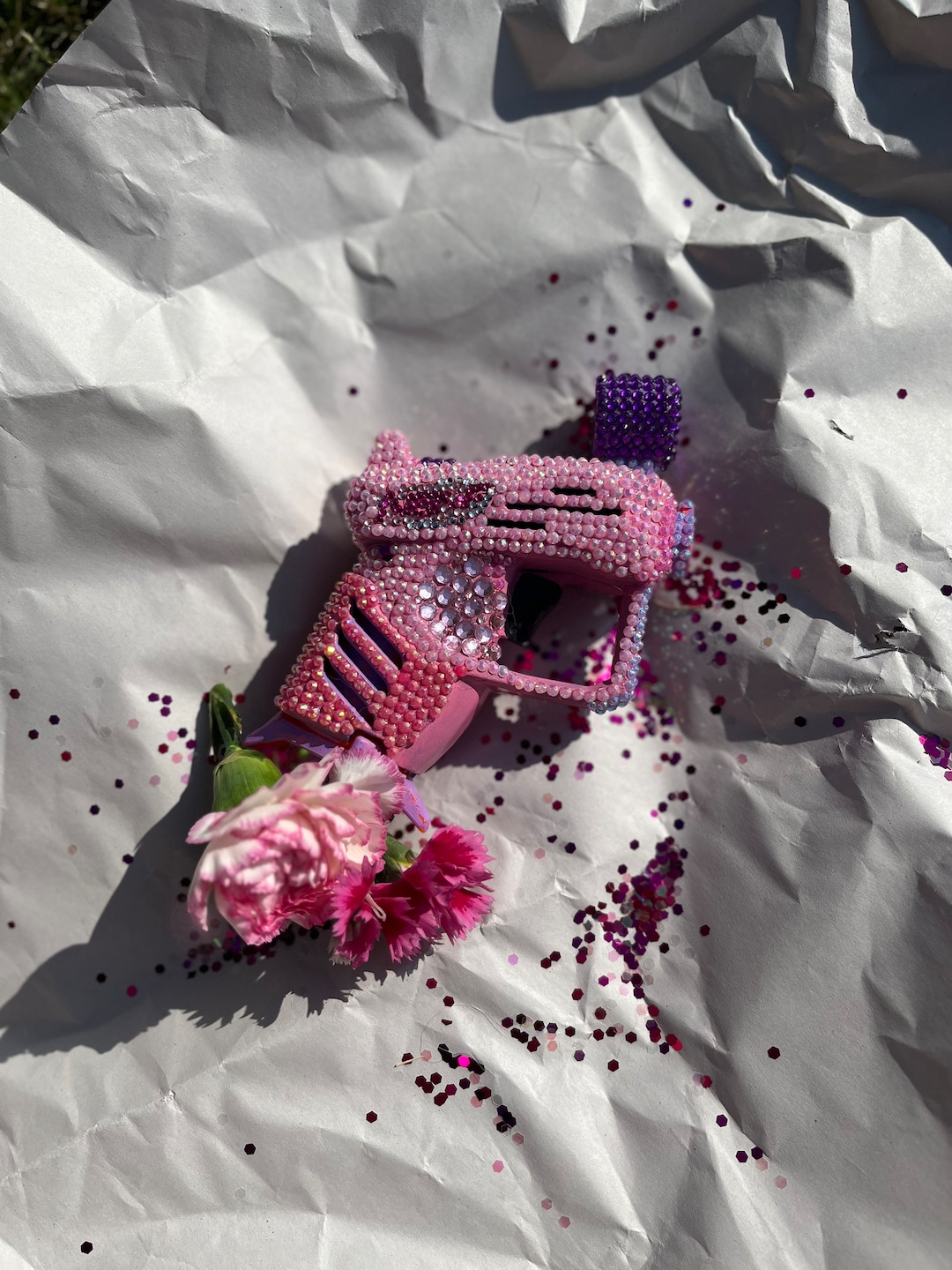 Pink Bedazzled Nerf Gun - Etsy