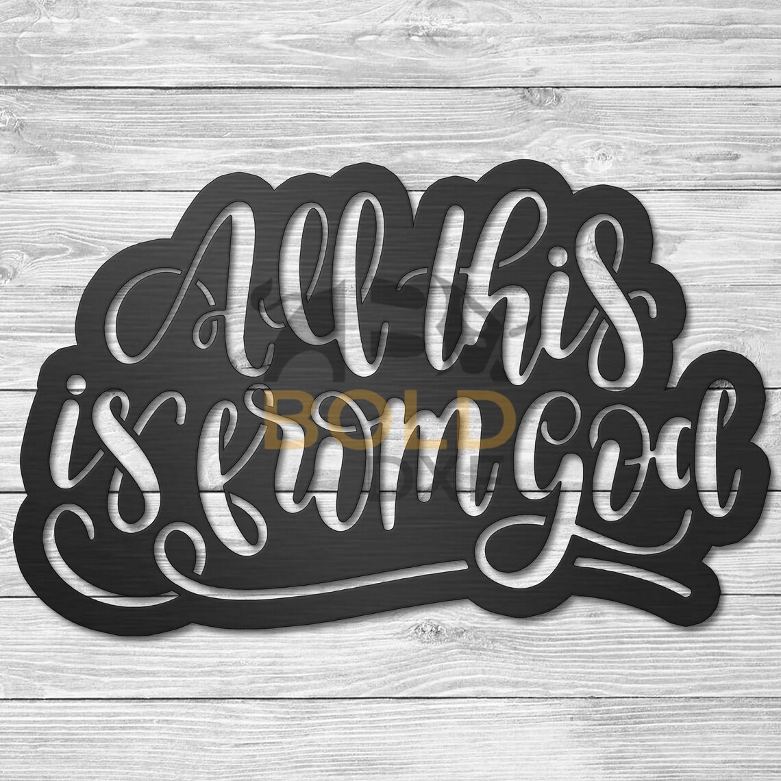 All This is From God DXF & SVG - Etsy
