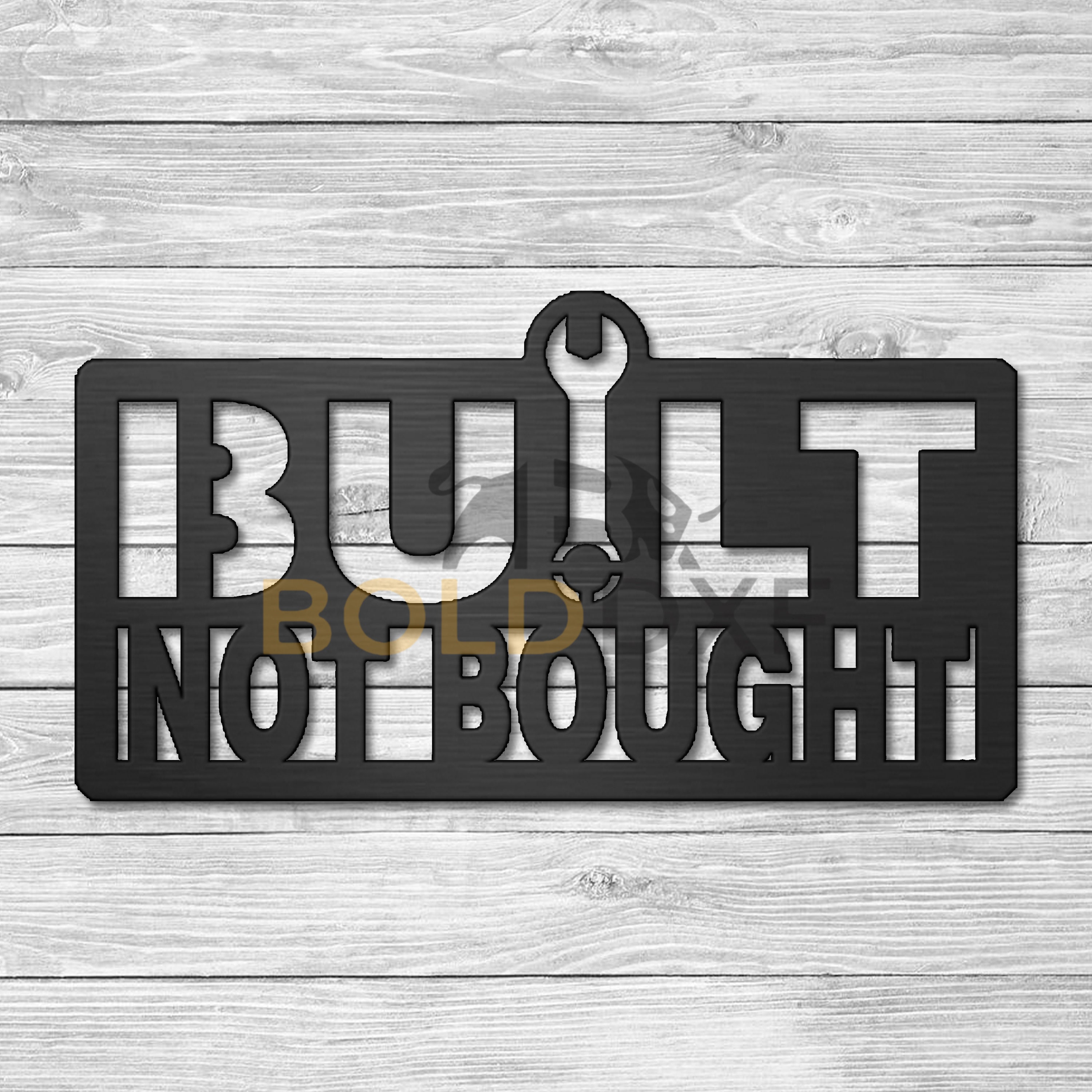 Built Not Bought DXF & SVG - Etsy