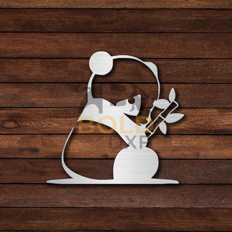 Panda DXF & SVG - Etsy