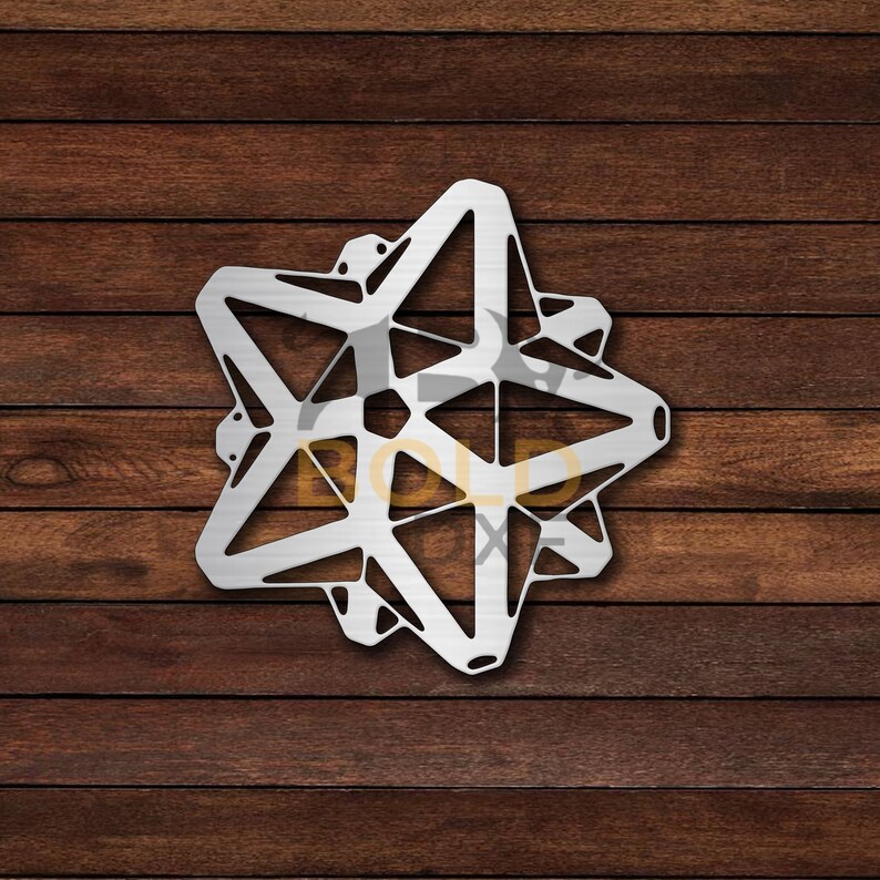 Geometric Star DXF & SVG - Etsy