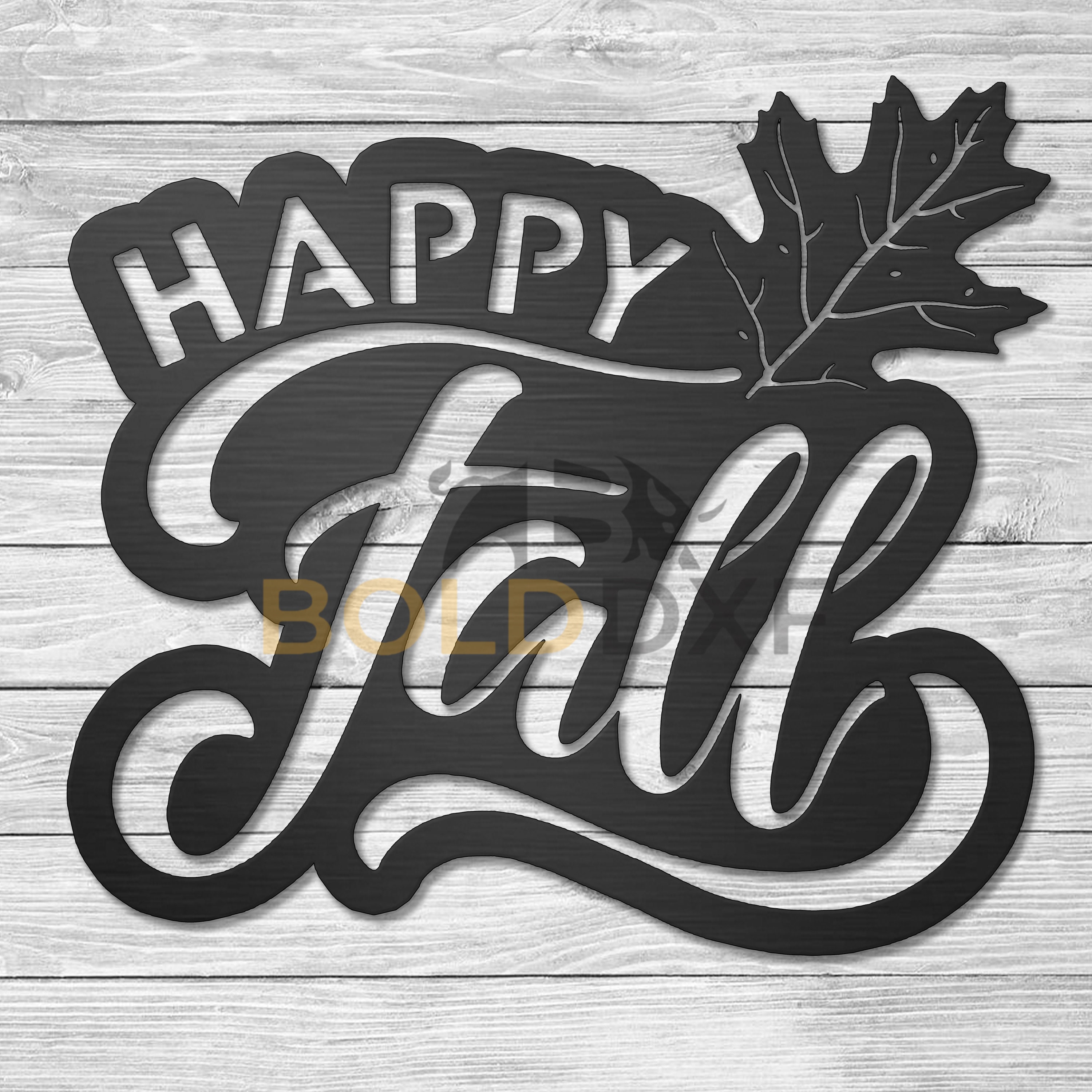 Happy Fall DXF & SVG - Etsy