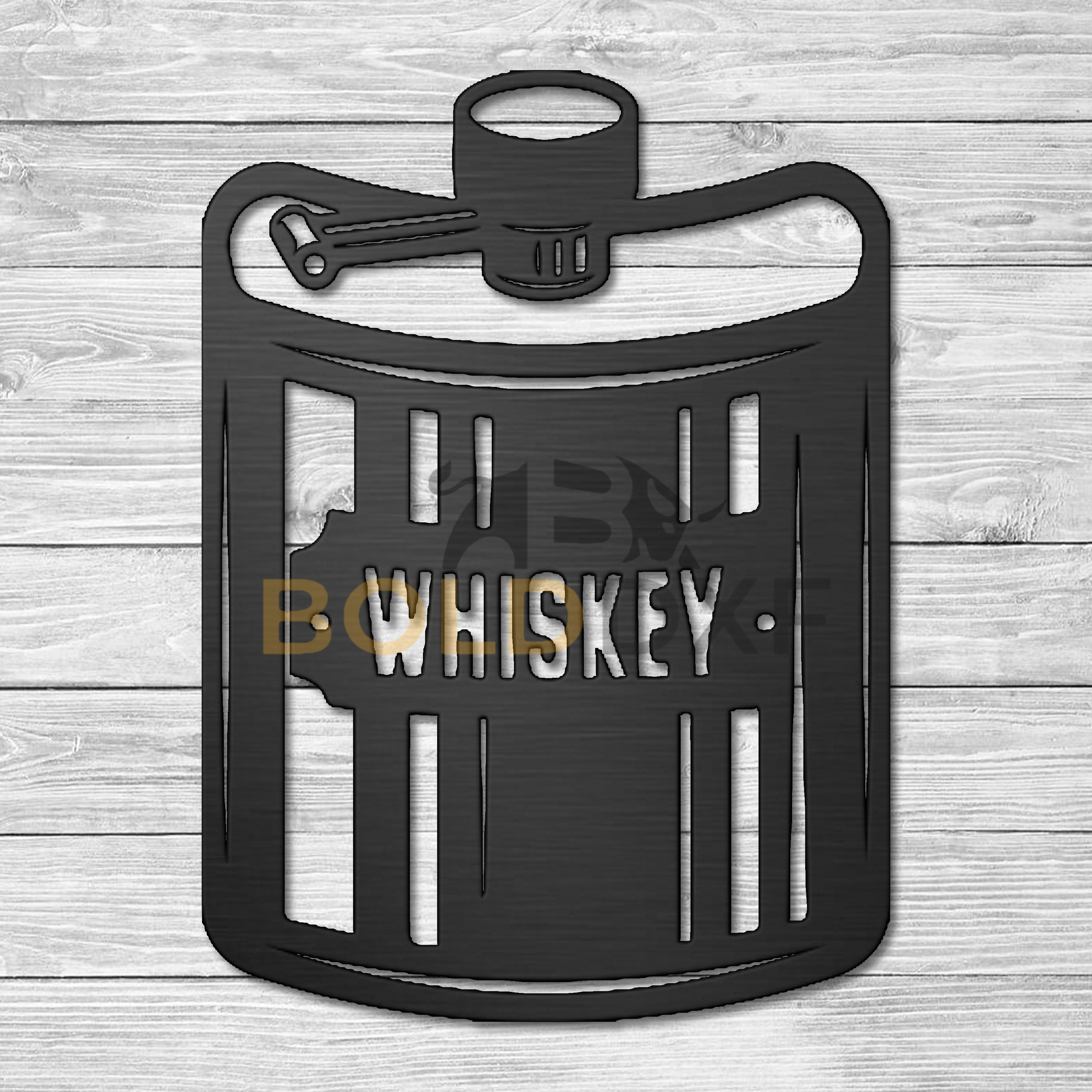 Whiskey Flask DXF & SVG - Etsy
