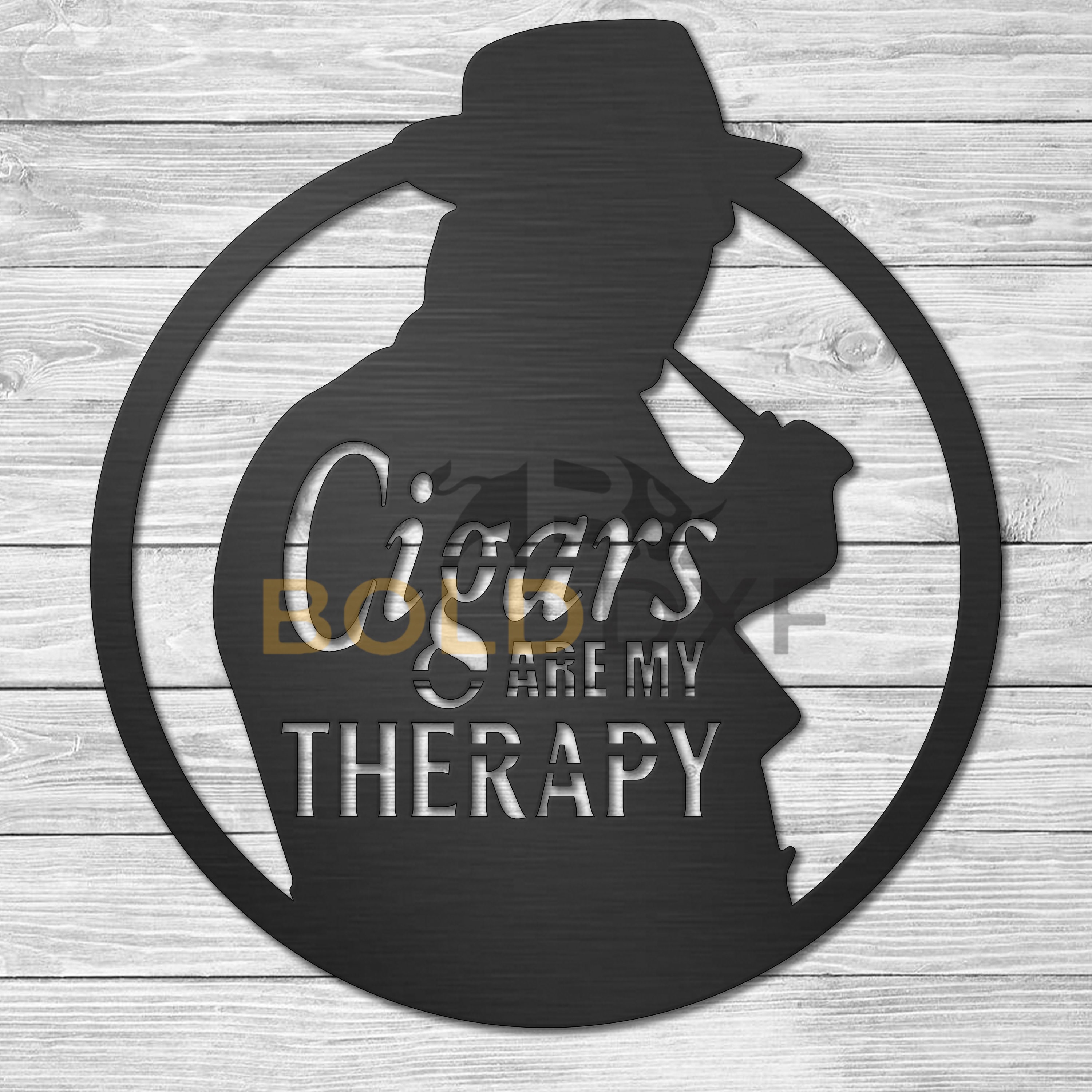 Cigars Are My Therapy DXF & SVG - Etsy