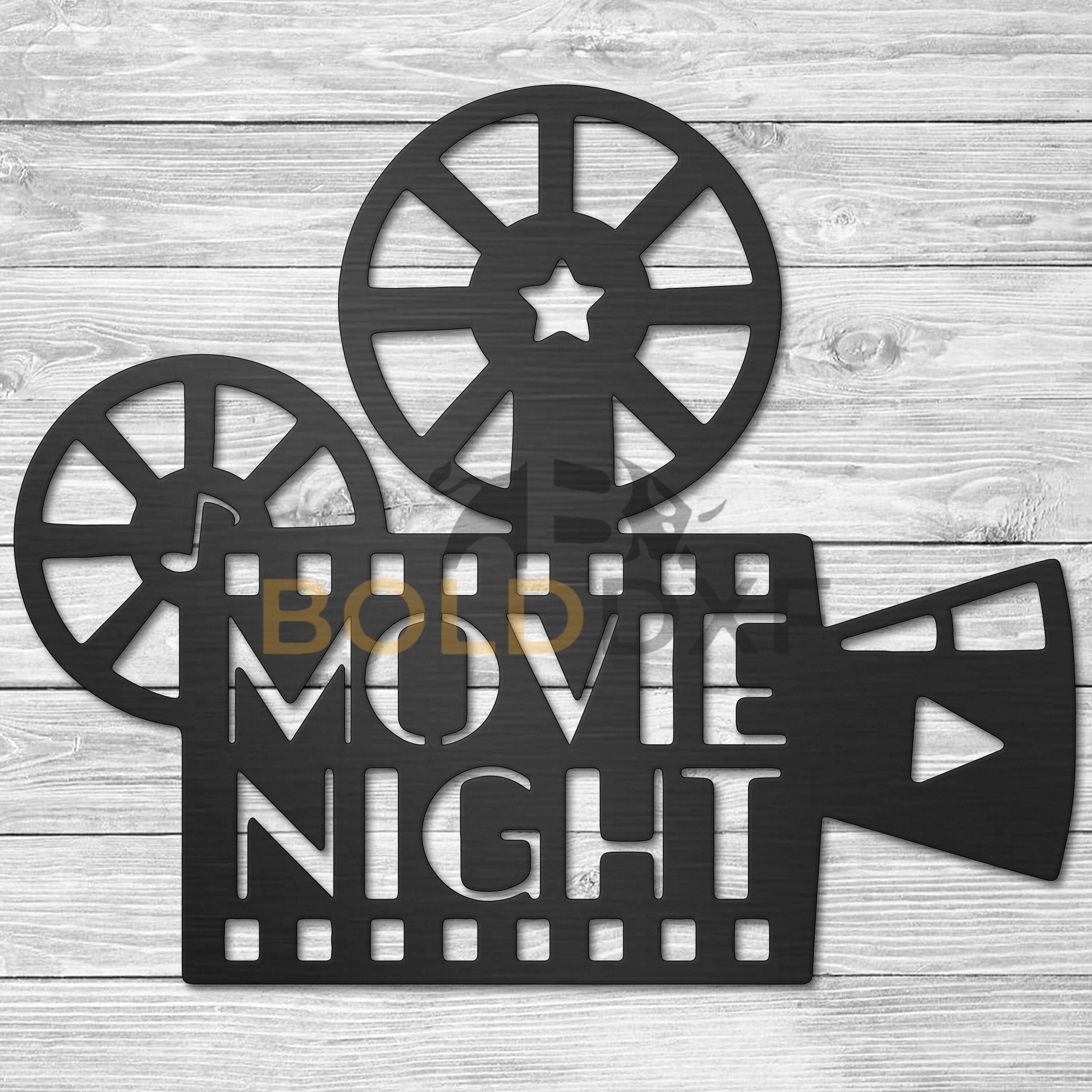 Movie Night DXF & SVG - Etsy