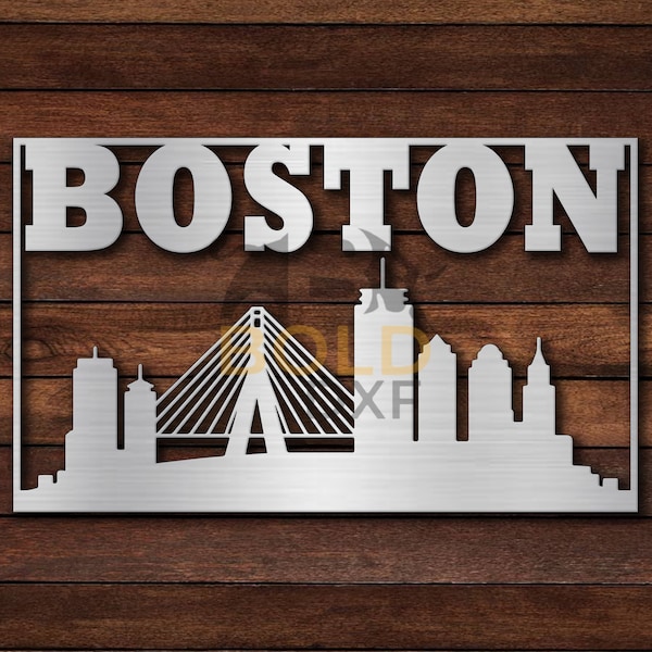 Boston Skyline - Etsy