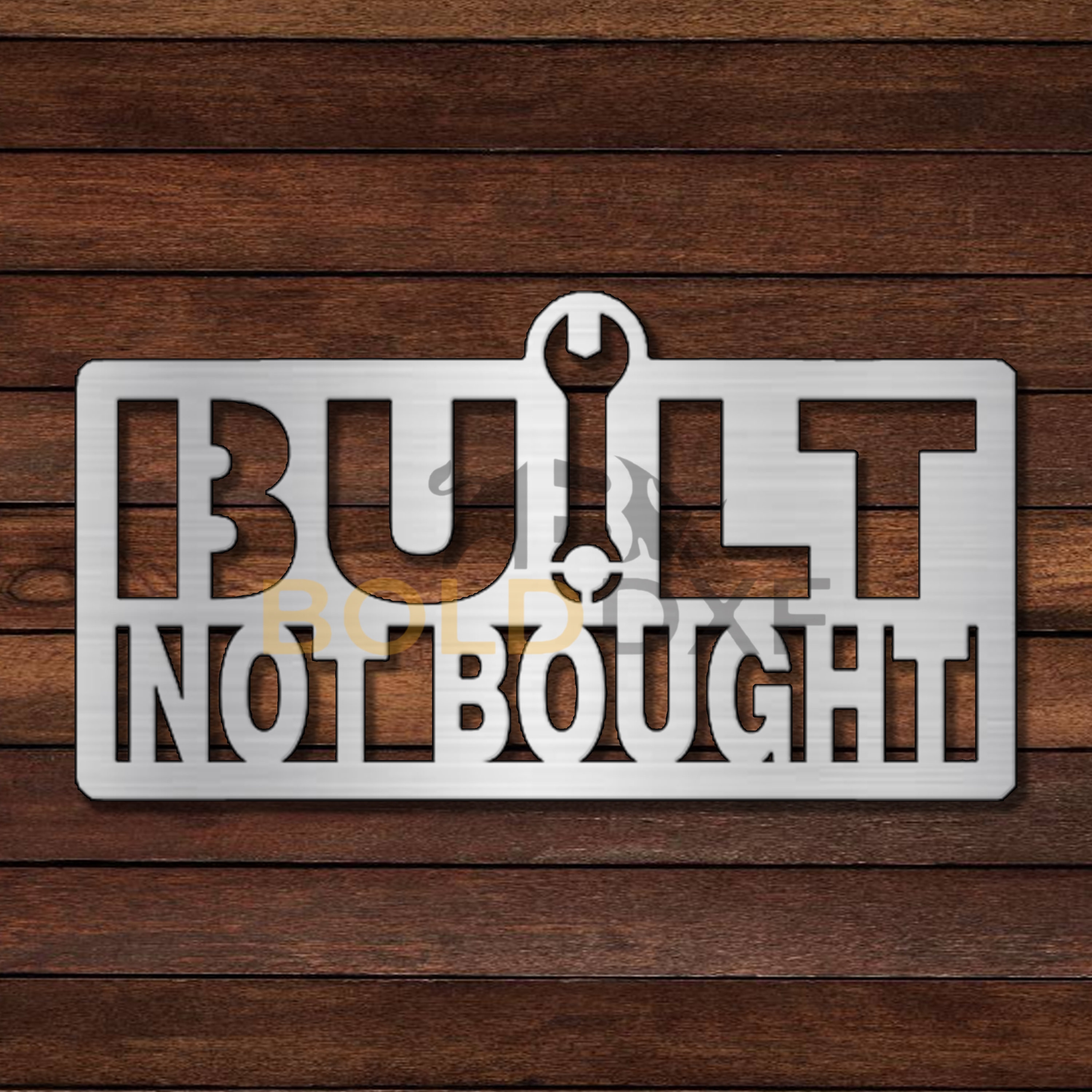 Built Not Bought DXF & SVG - Etsy