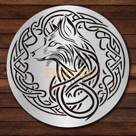 Norse Knot Work Wolf