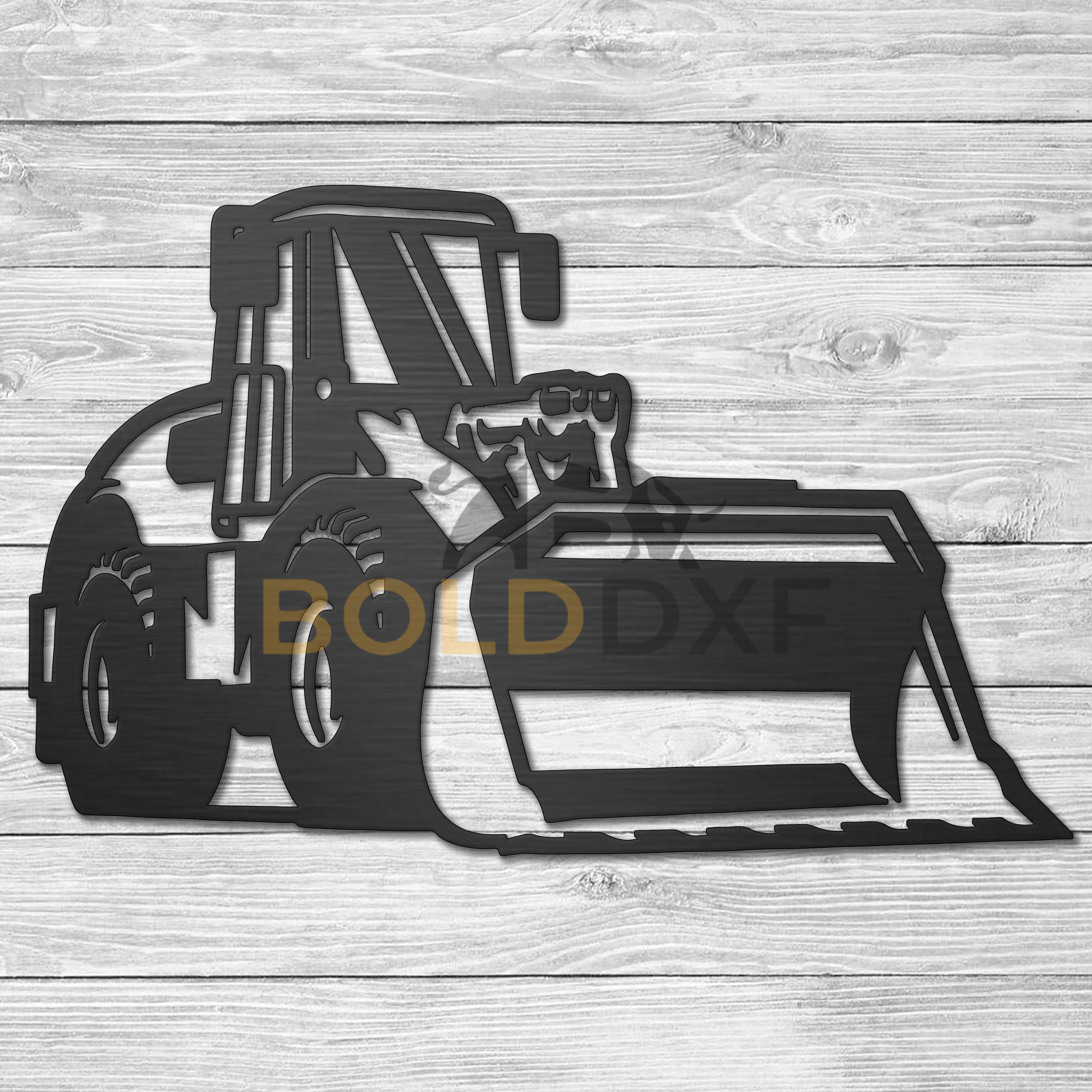 Bulldozer - Wheel Loader DXF & SVG - Etsy