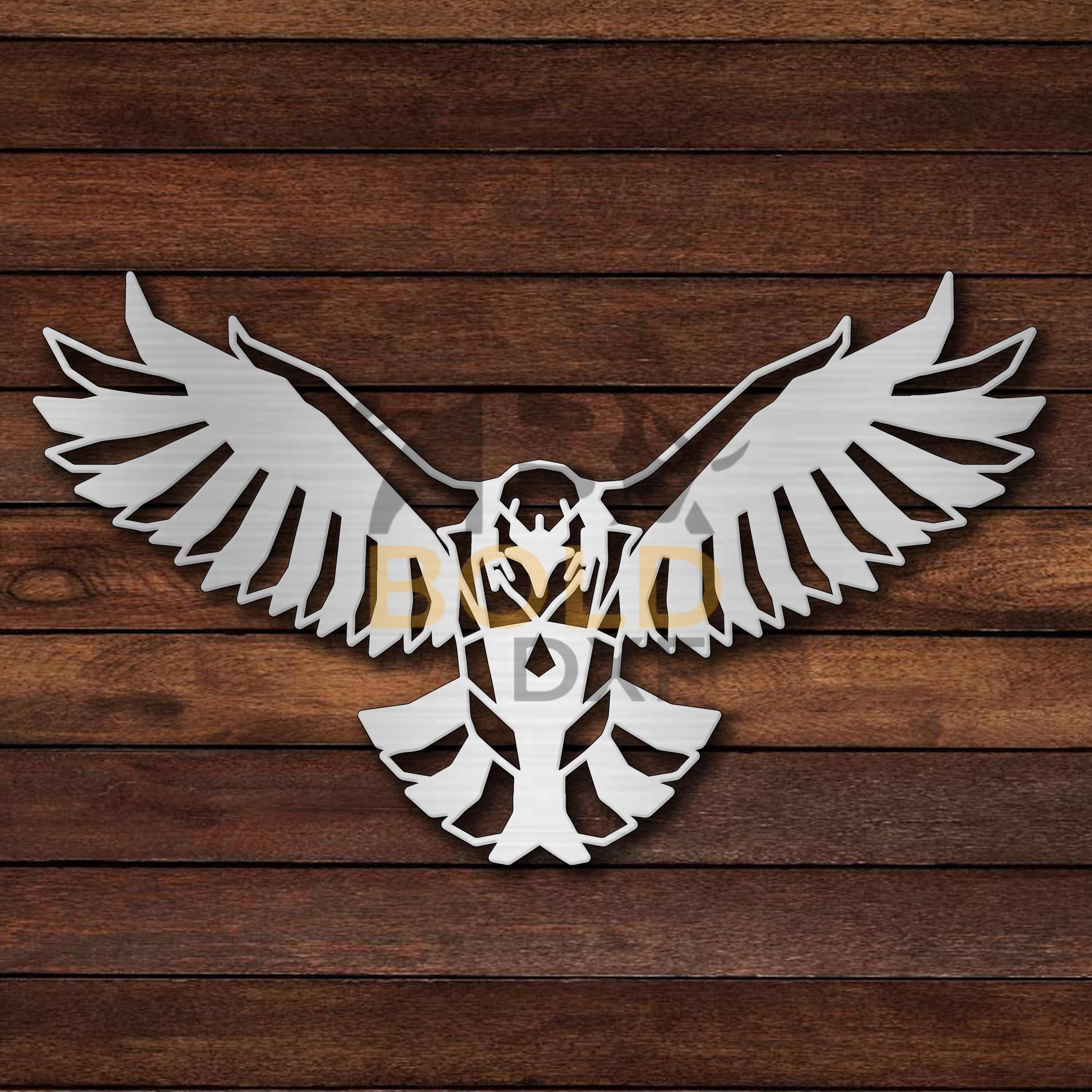 Geometric Eagle DXF & SVG - Etsy