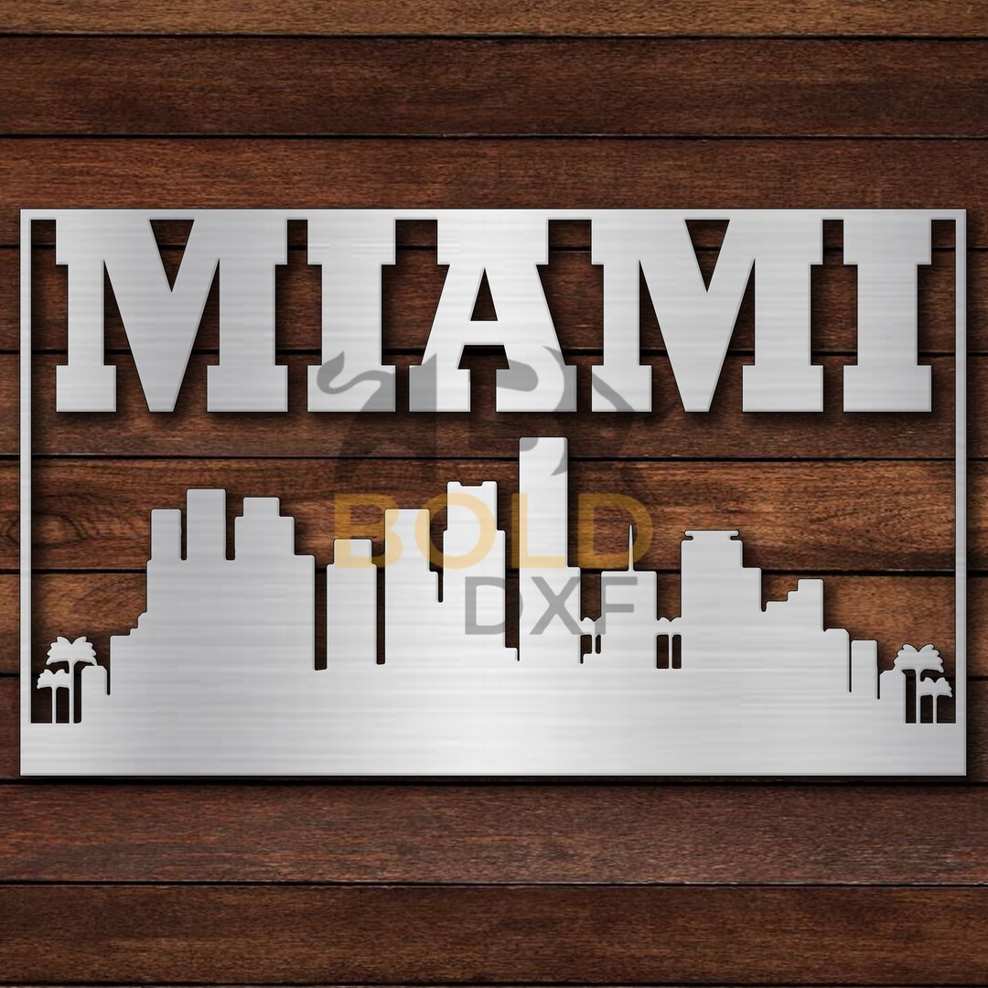 Miami DXF & SVG - Etsy