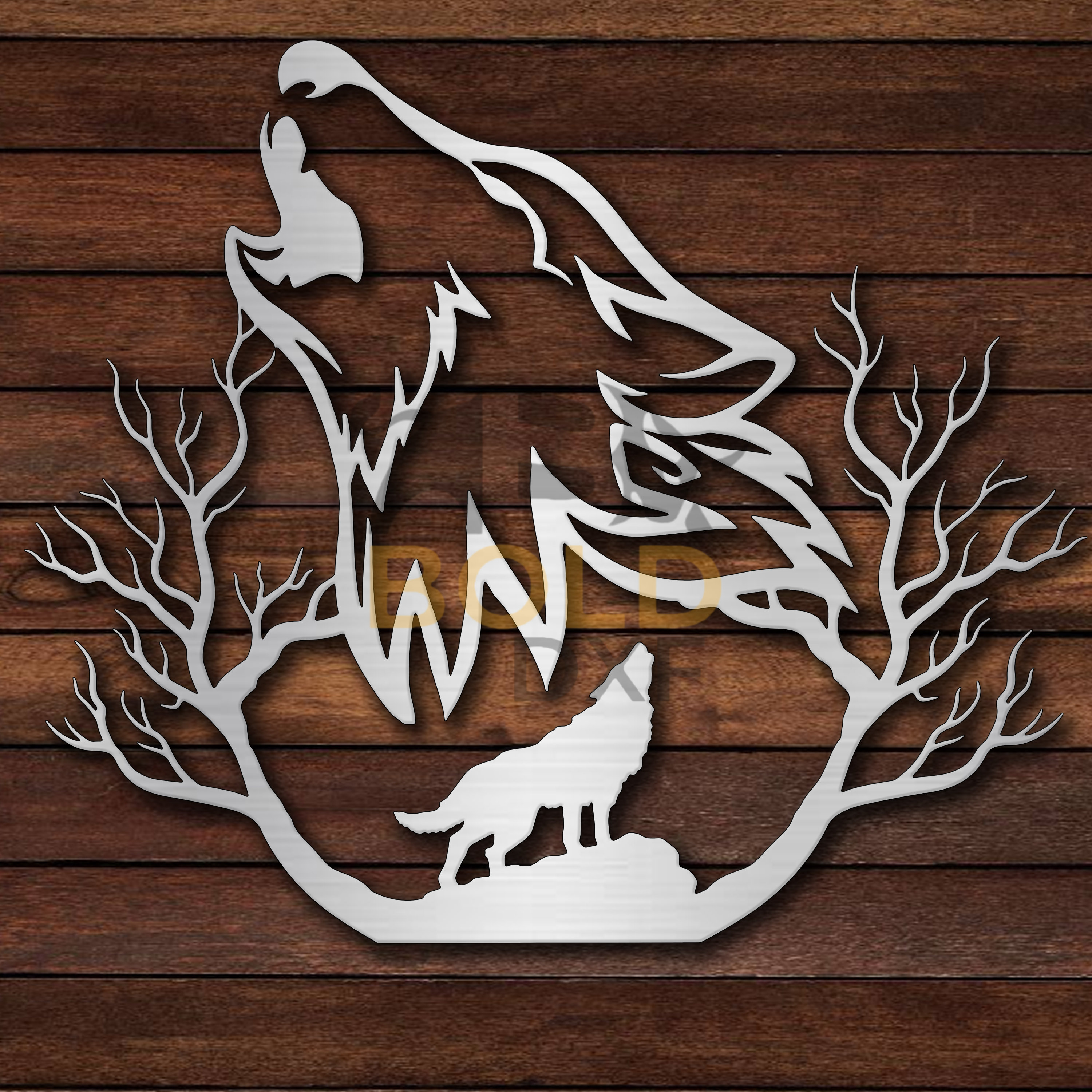 Wolf DXF & SVG - Etsy