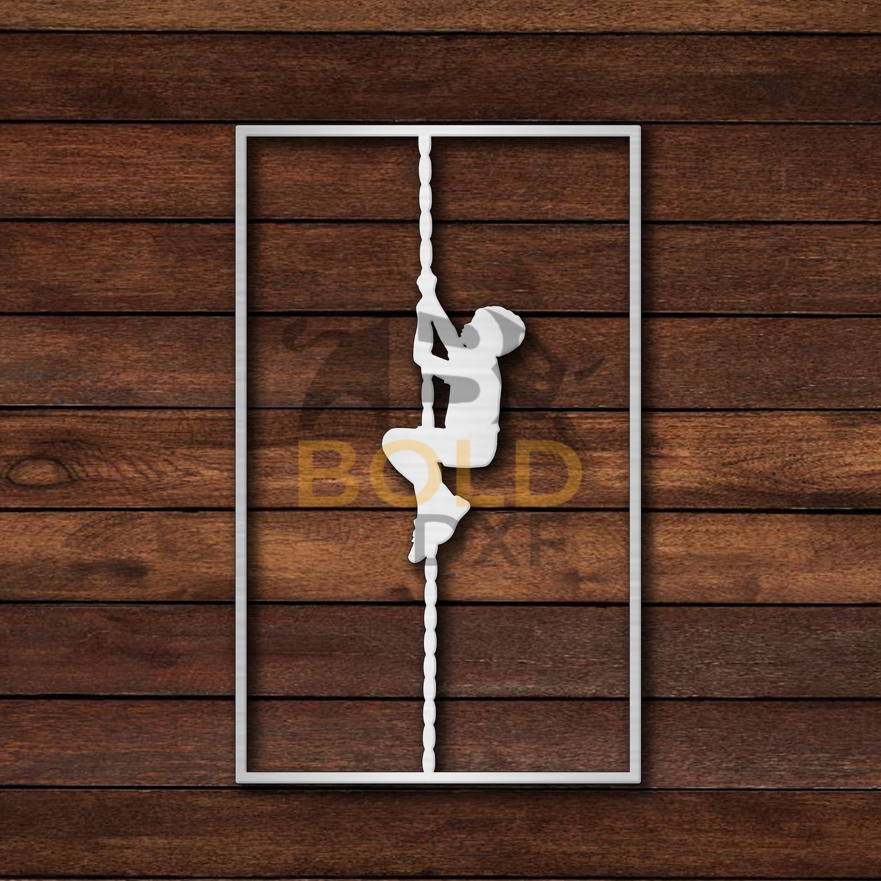 Kid Climbing A Rope DXF & SVG - Etsy