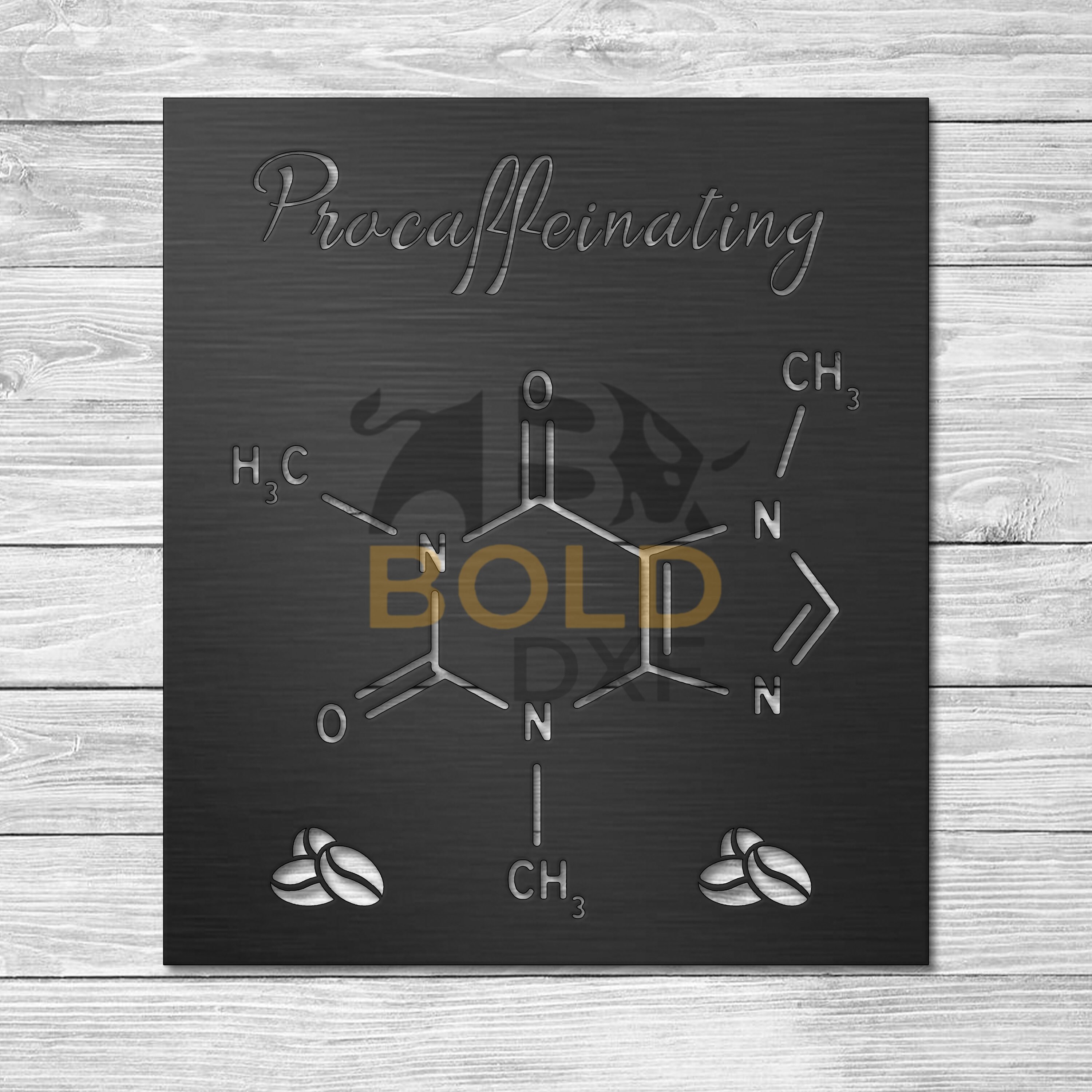 Procaffeinating DXF & SVG - Etsy