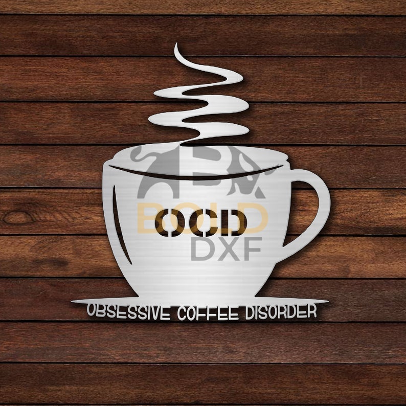 Trastorno obsesivo del café DXF & SVG - Etsy México