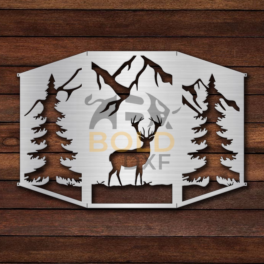 Sconce - Deer DXF & SVG - Etsy
