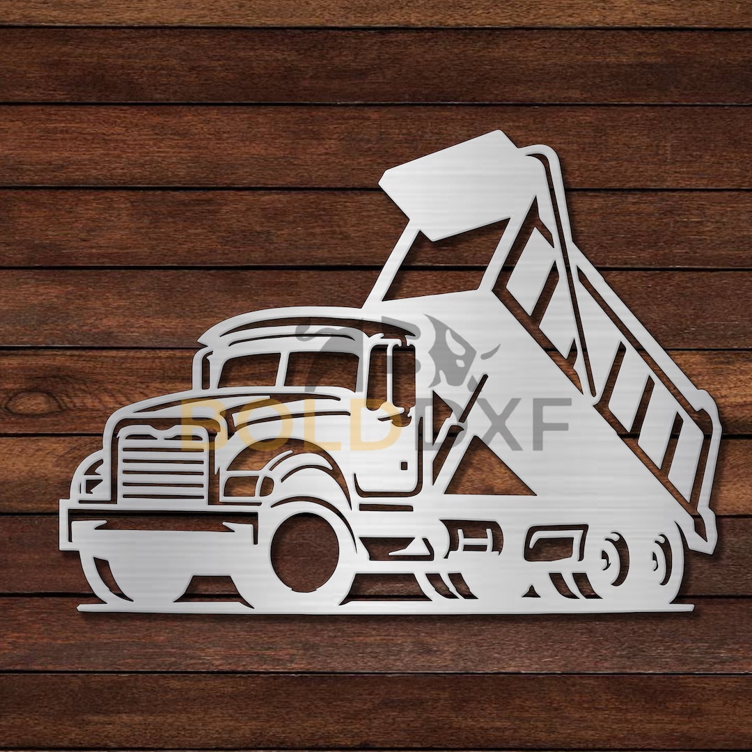 Dump Truck DXF & SVG - Etsy