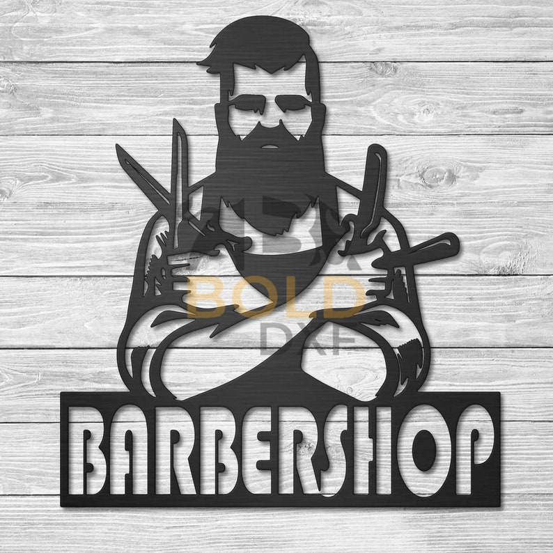Barber Shop DXF & SVG - Etsy
