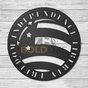 Independence Liberty Freedom DXF & SVG - Etsy