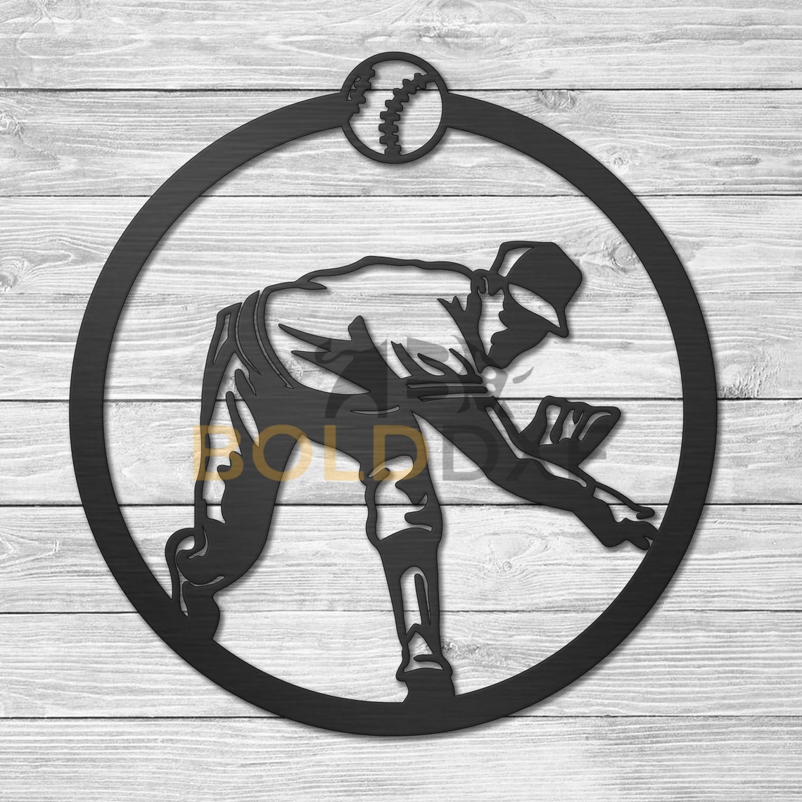 Baseball Pitcher DXF & SVG - Etsy