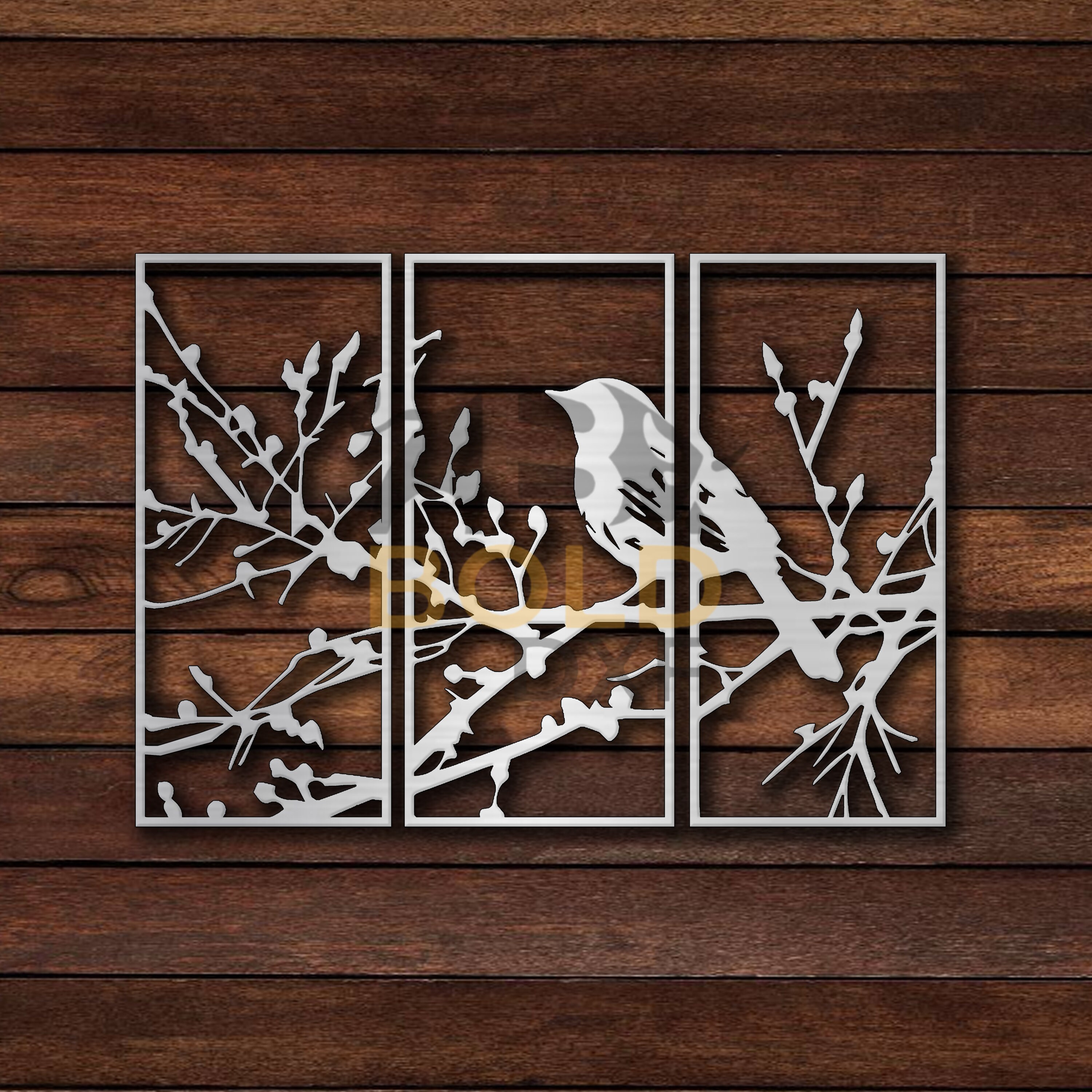 3 Panel Bird DXF & SVG - Etsy