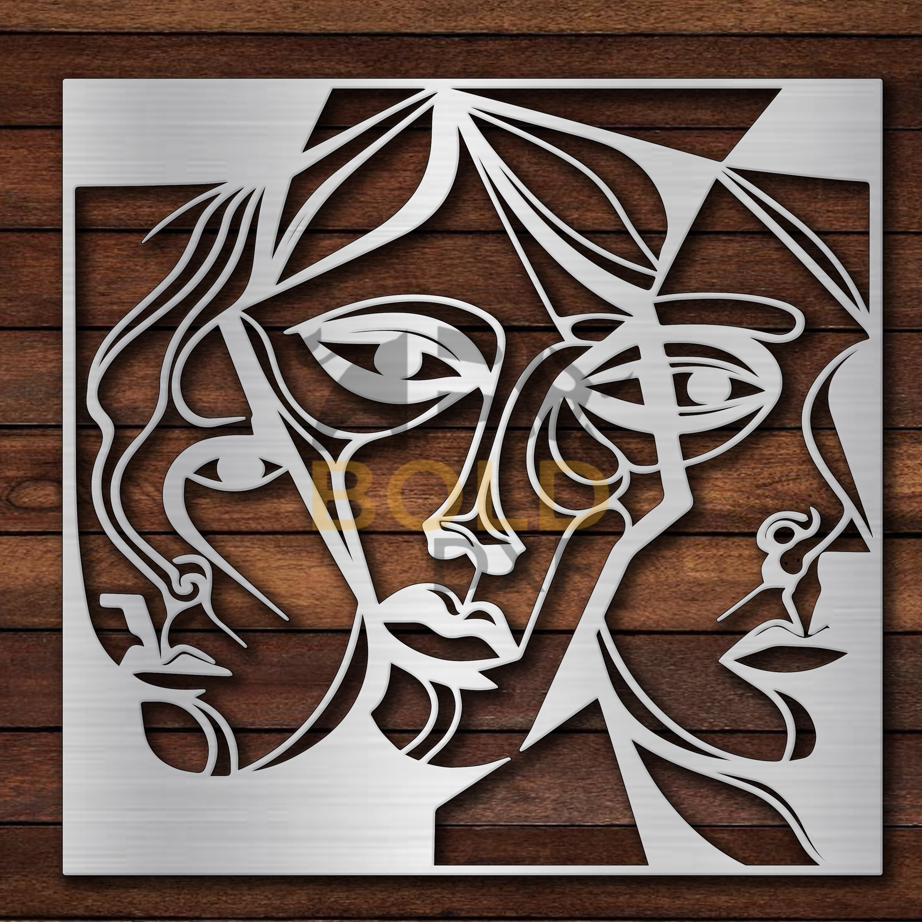 Cubism Design 3 DXF & SVG - Etsy