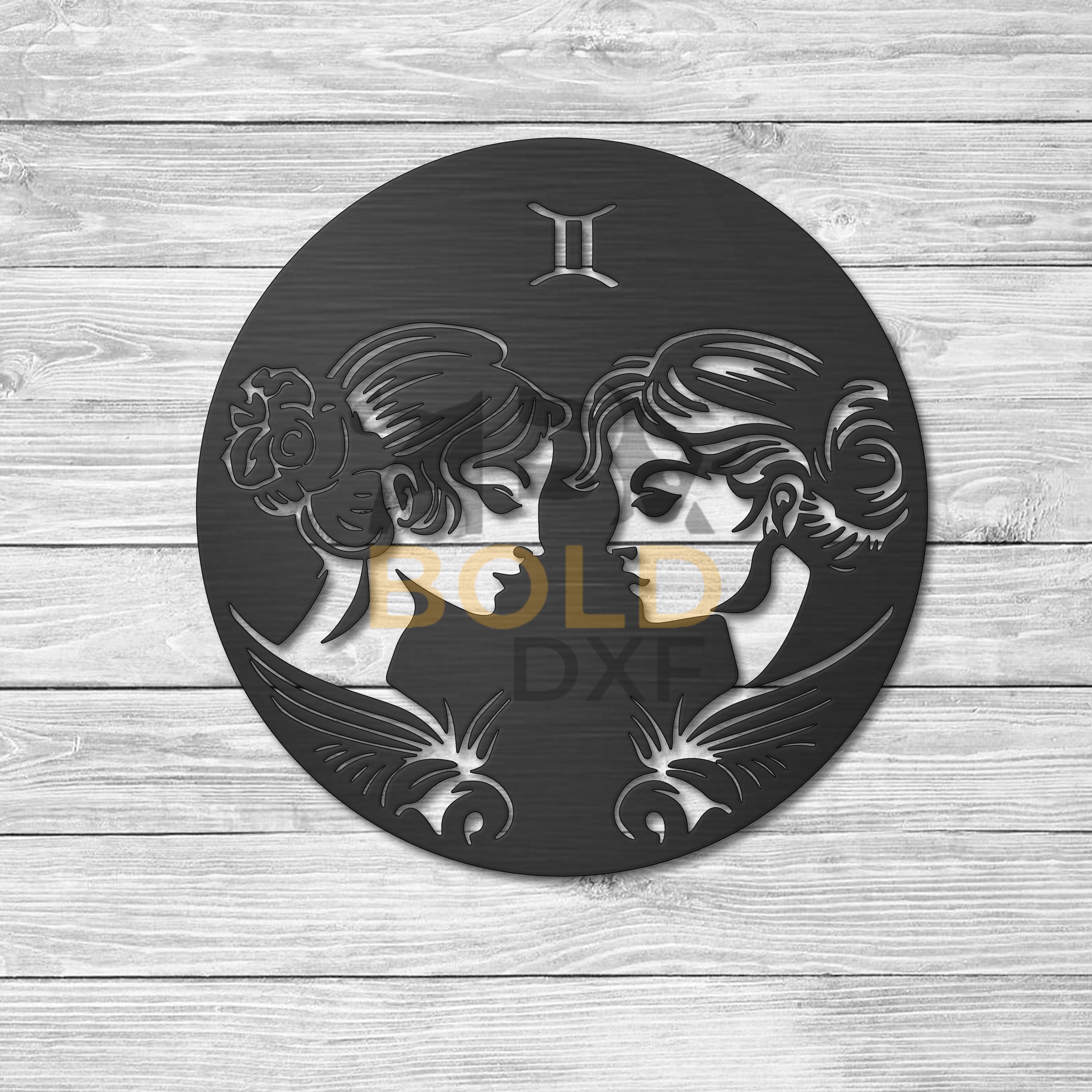 Gemini DXF & SVG - Etsy