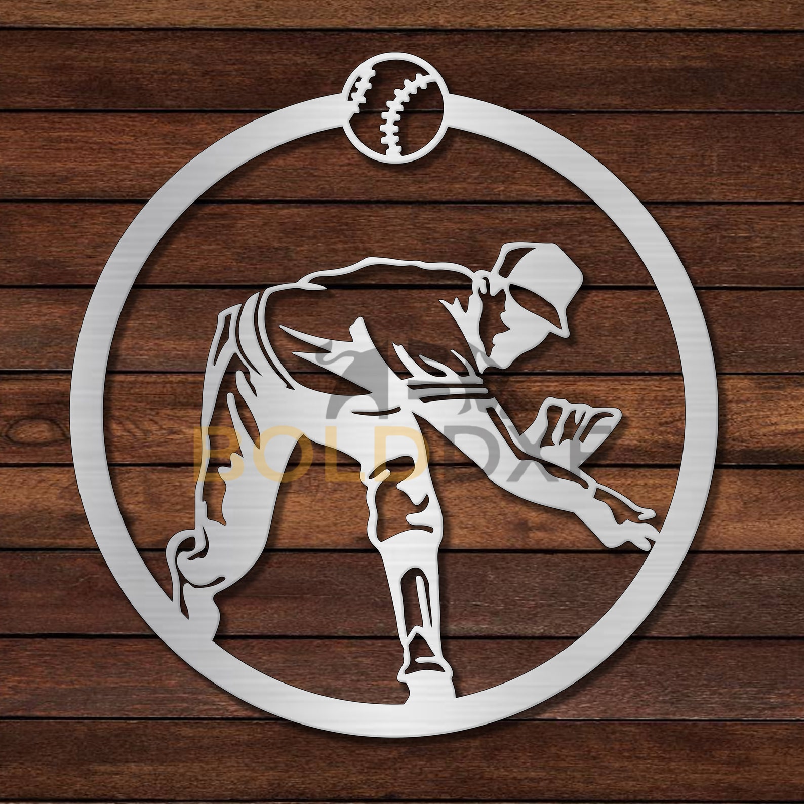 Baseball Pitcher DXF & SVG - Etsy