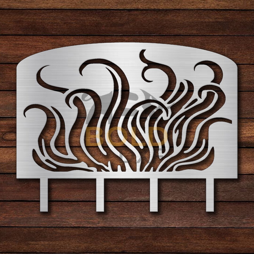 Fireplace Screen - Fire DXF & SVG - Etsy