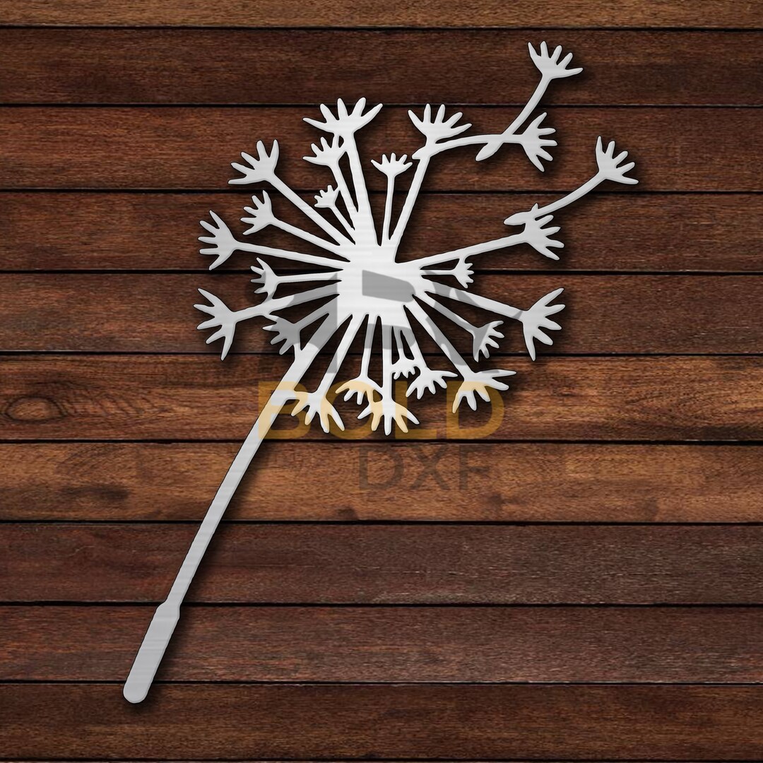 Dandelion DXF & SVG - Etsy