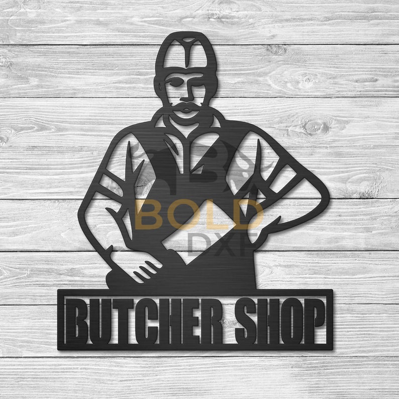 Butcher Shop DXF & SVG - Etsy