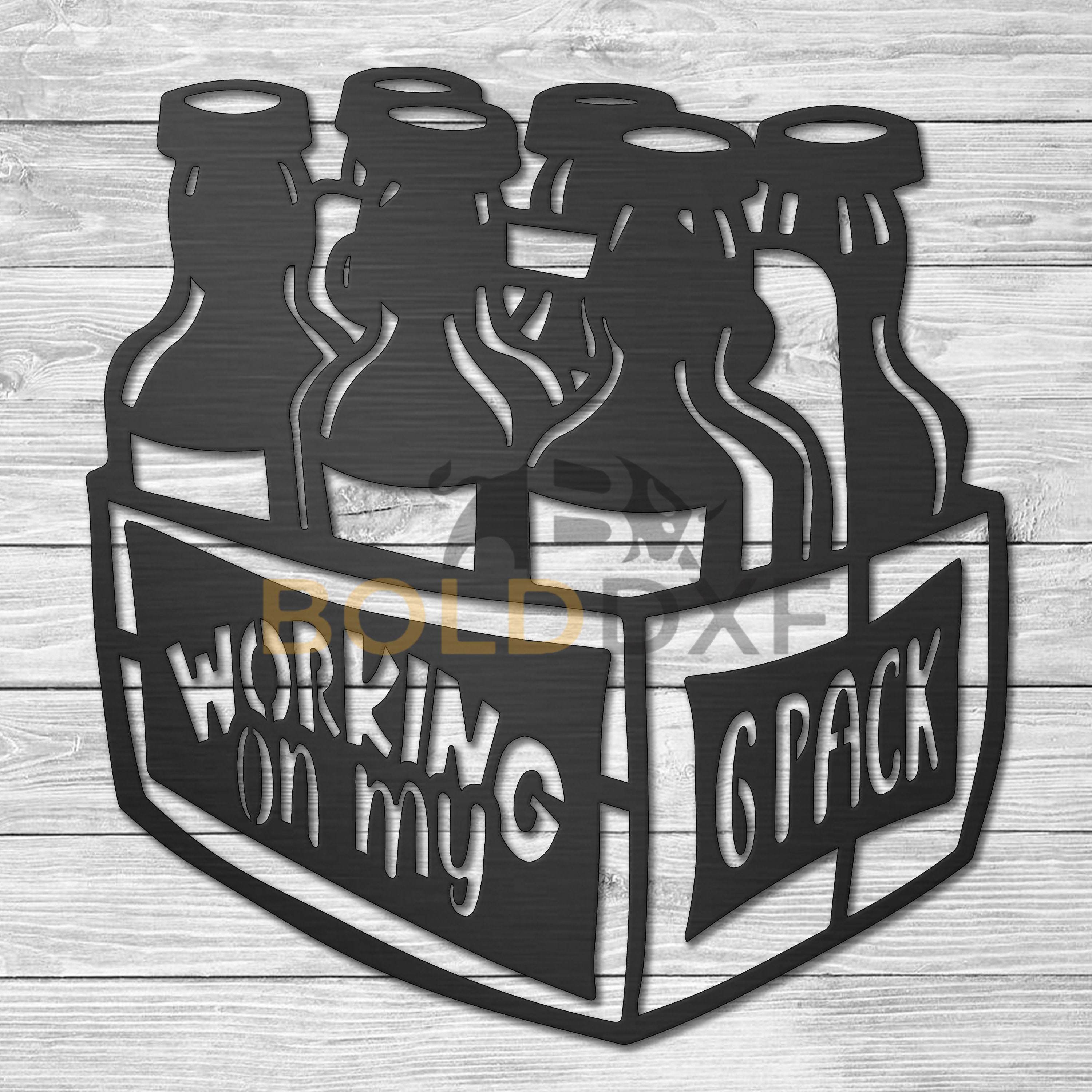 Working on My Six Pack DXF & SVG - Etsy