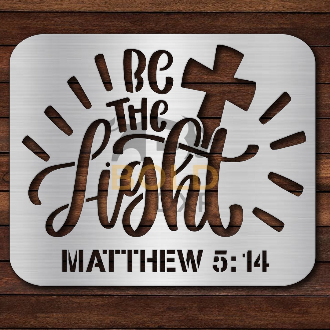 Be the Light DXF & SVG - Etsy