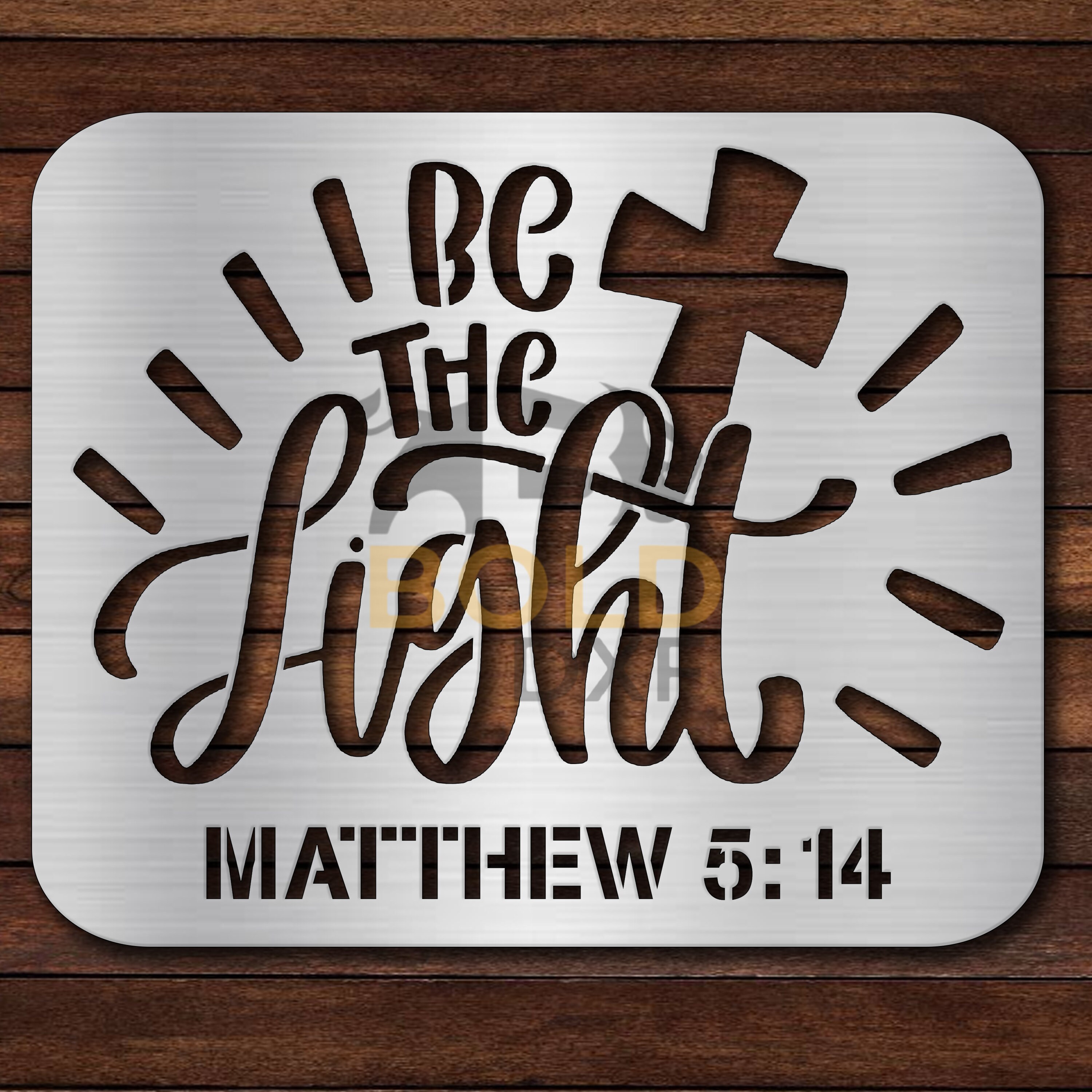 Be the Light DXF & SVG - Etsy