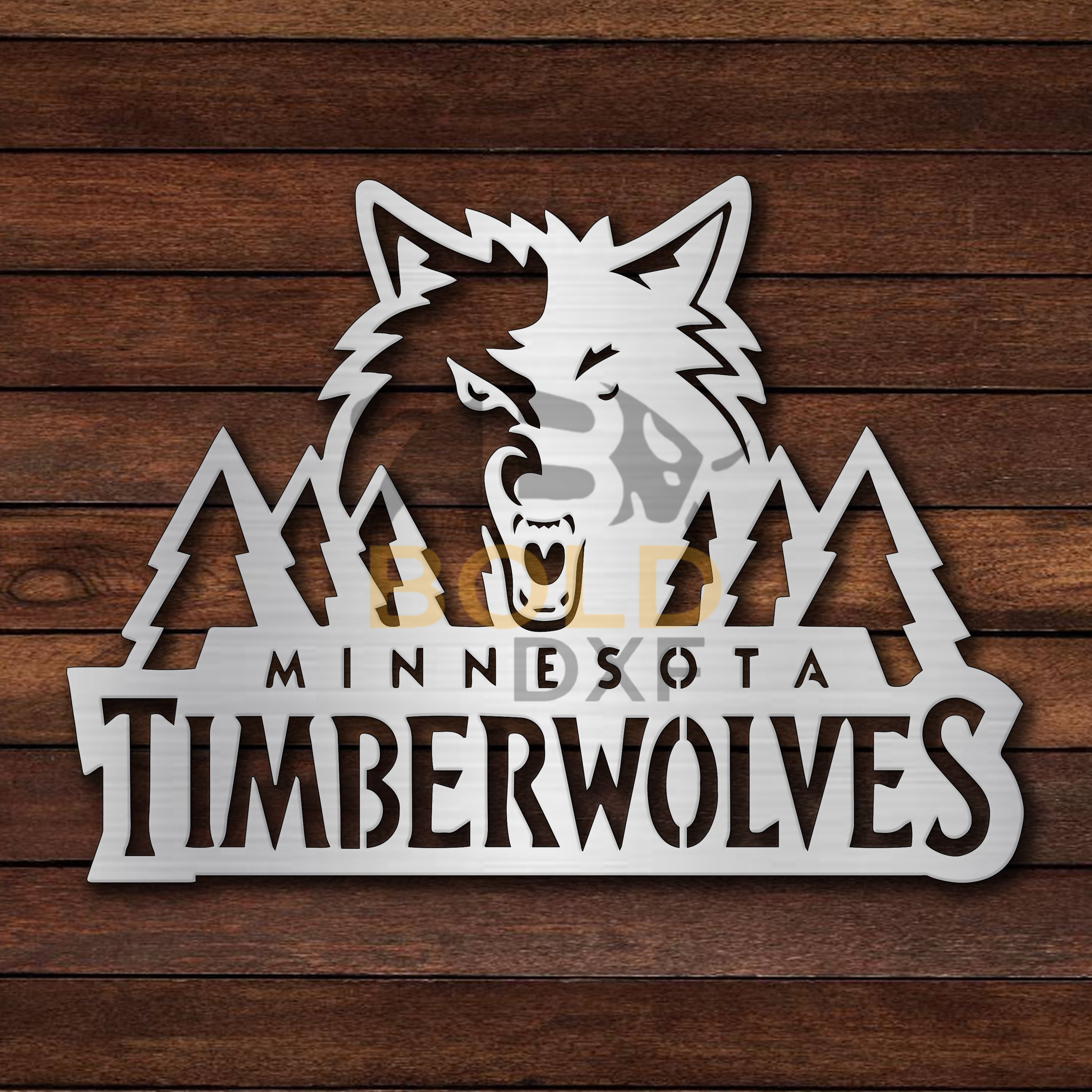 Minnesota Timberwolves Logo Black And White