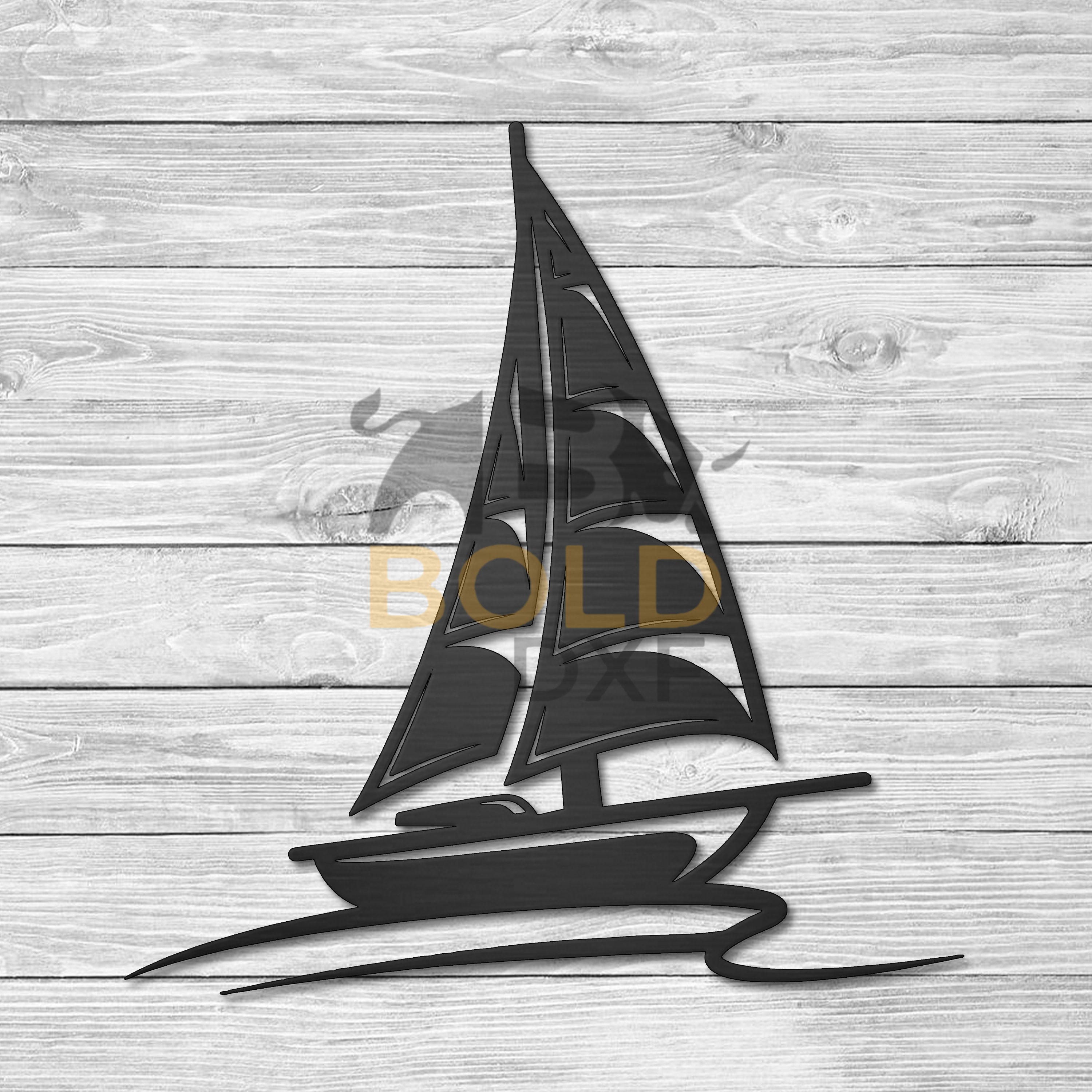 Sail Boat Design 2 DXF & SVG - Etsy