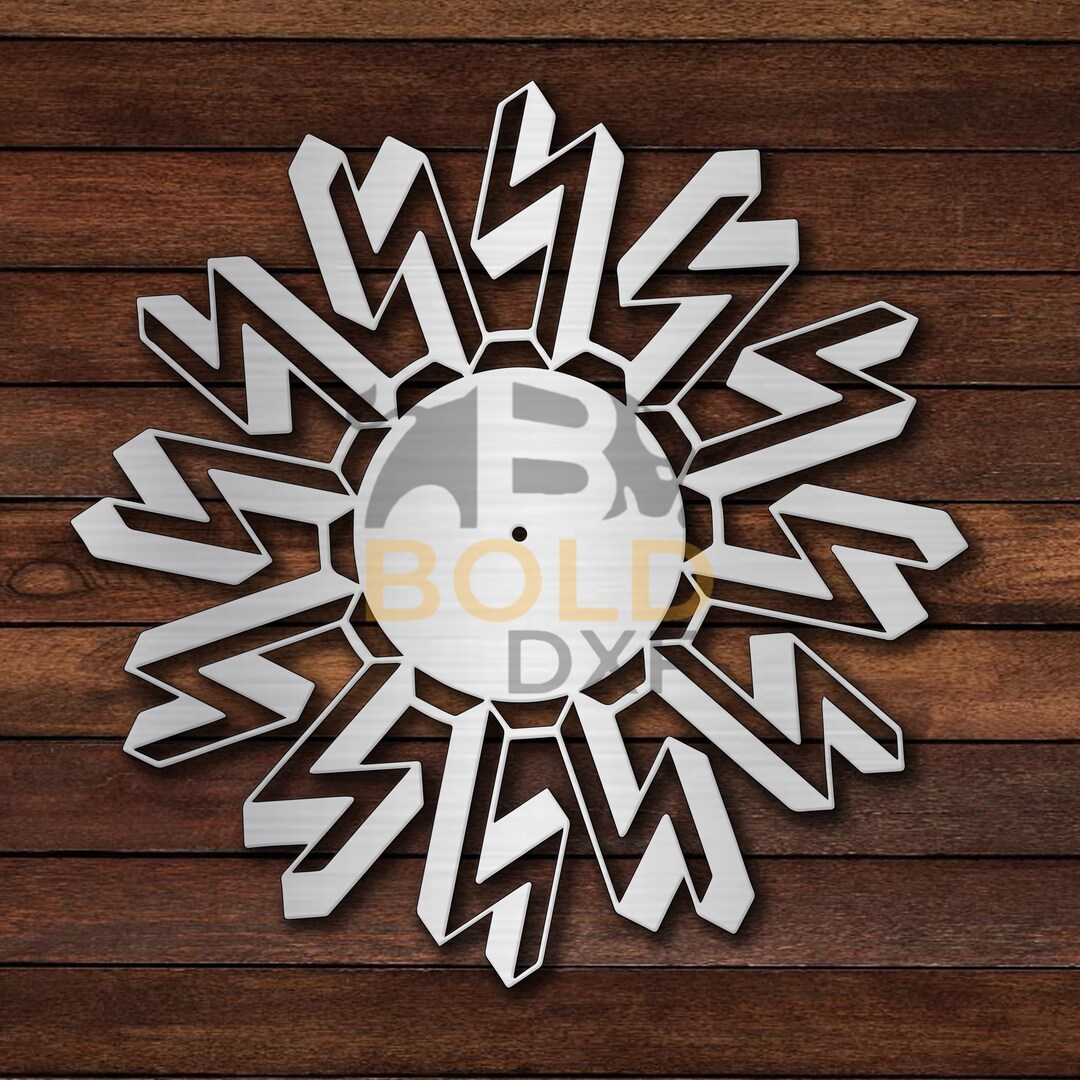 Clock - Sunrays DXF & SVG - Etsy