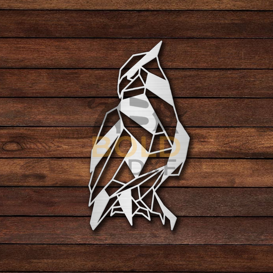 Geometric Bird DXF & SVG - Etsy