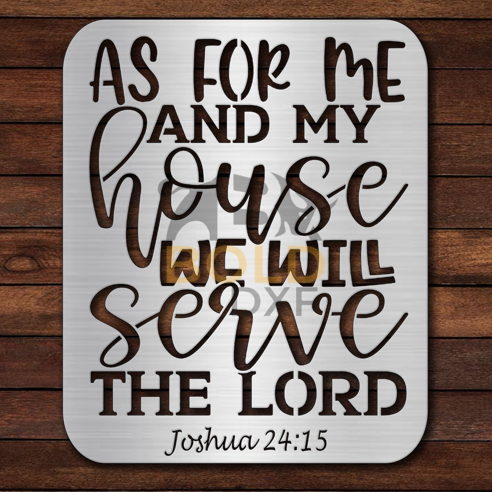 Joshua 24:15 DXF & SVG - Etsy