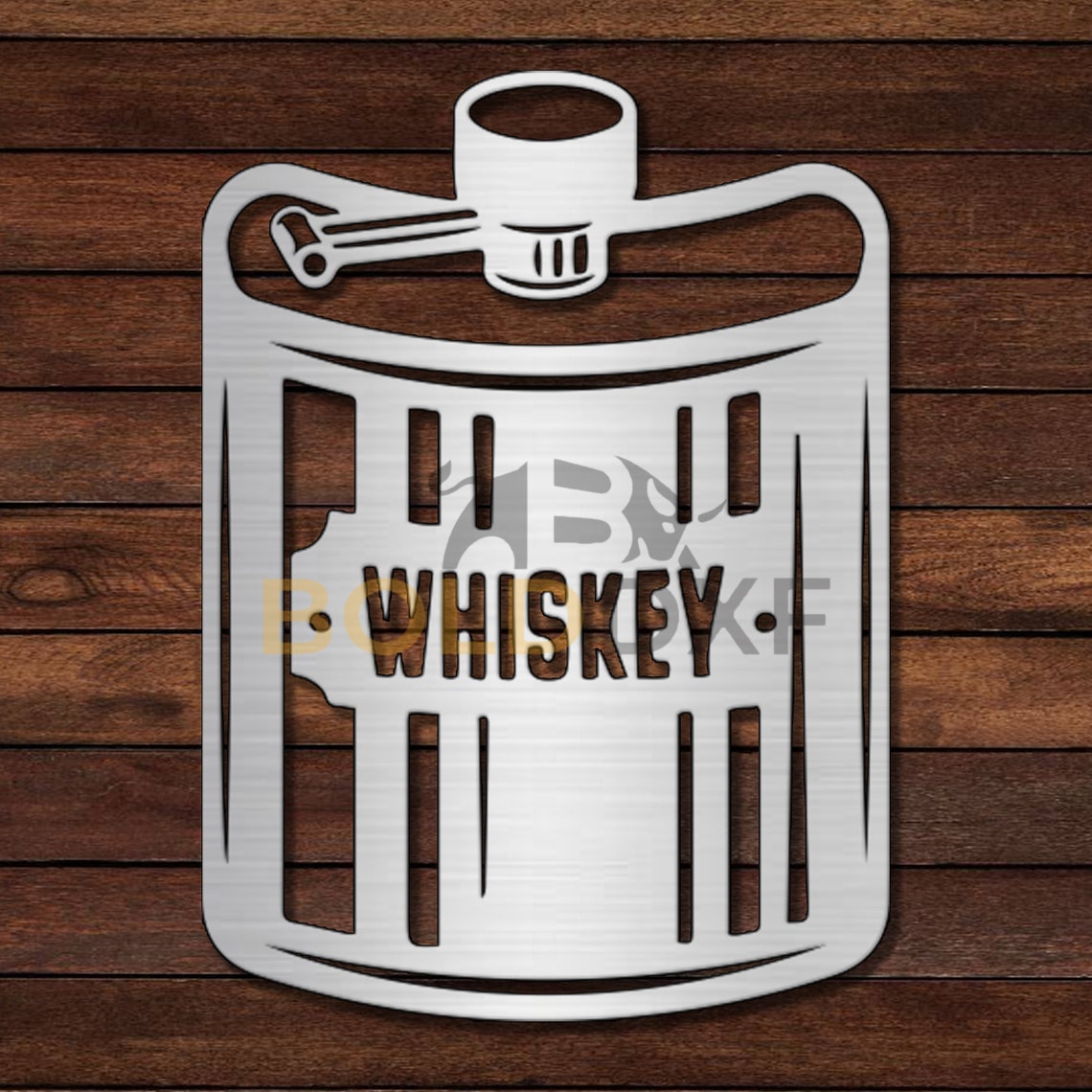 Whiskey Flask DXF & SVG - Etsy