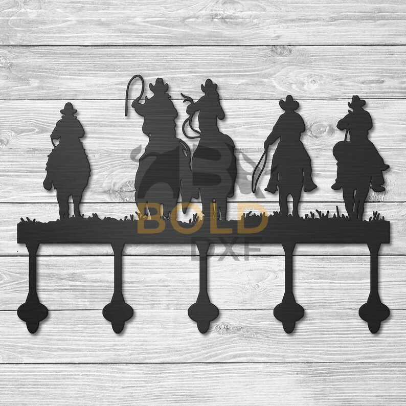 Coat Rack - Cowboy DXF & SVG - Etsy