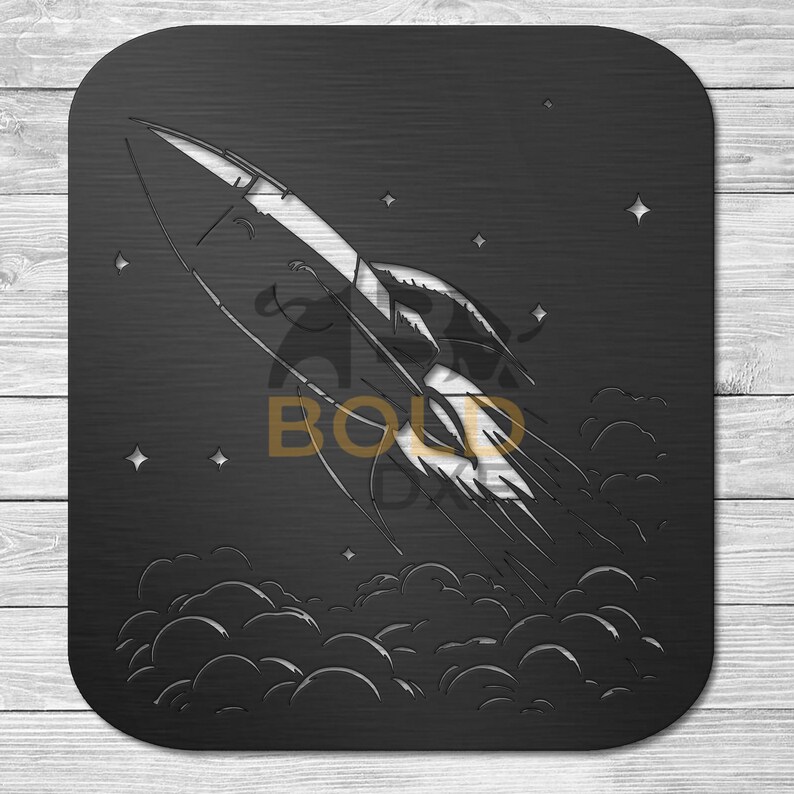 Rocket Ship DXF & SVG - Etsy