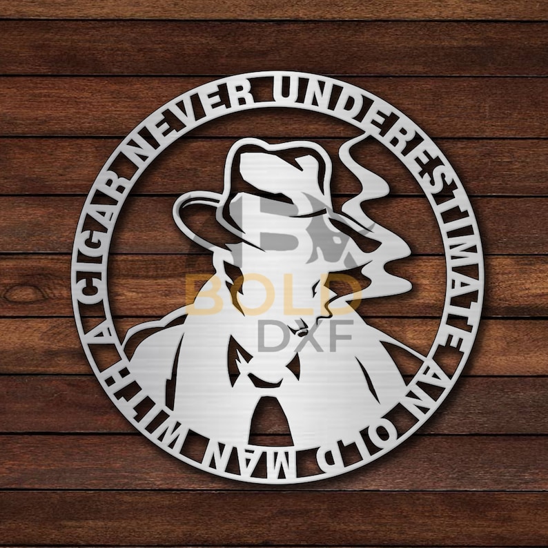 Cigar Man DXF & SVG - Etsy