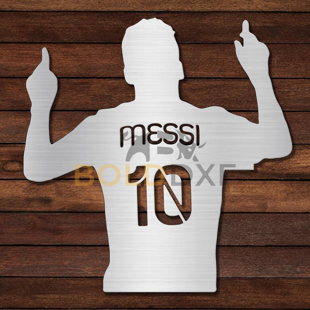 Lionel Messi DXF & SVG - Etsy