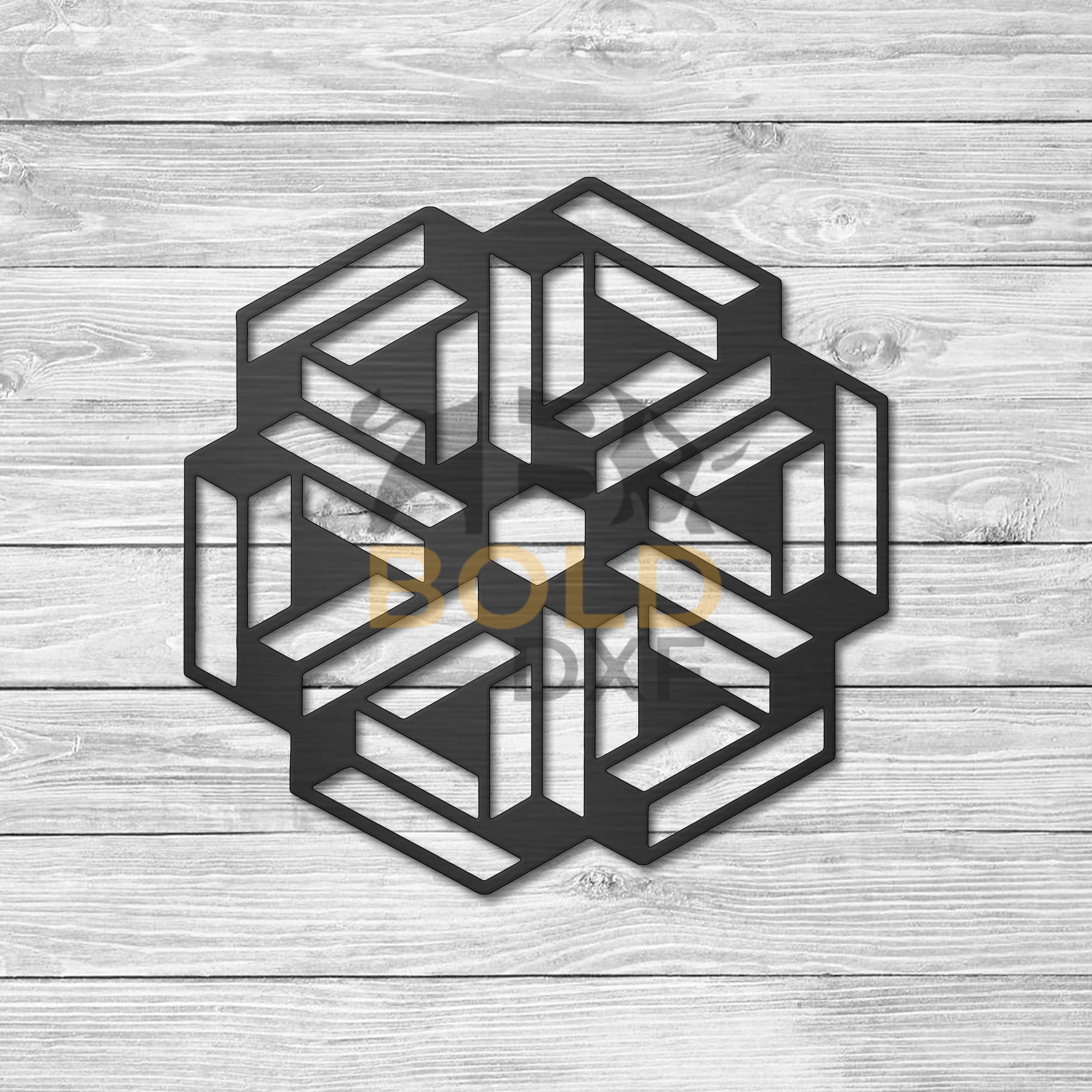 Optical Illusion Design 3 DXF & SVG - Etsy