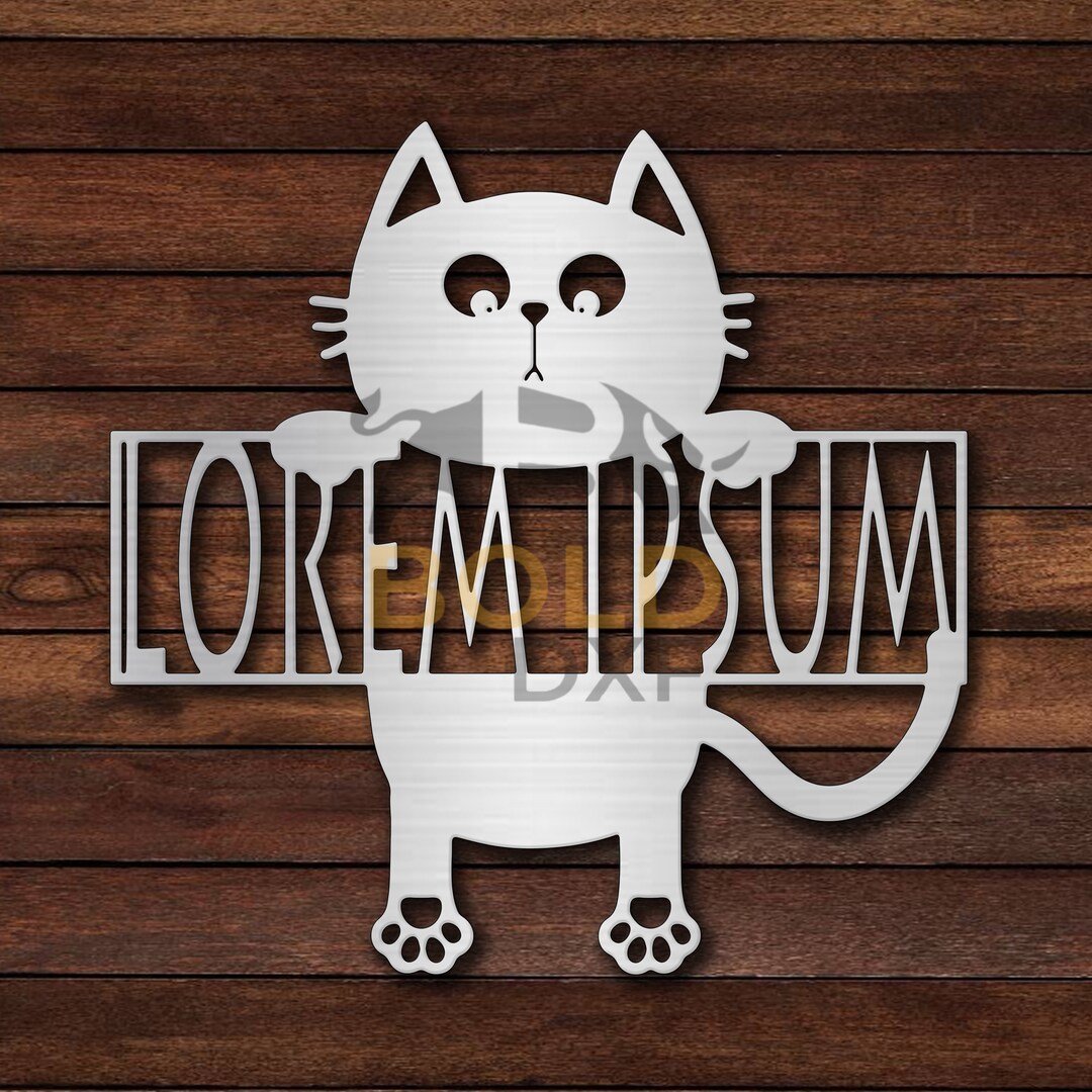 Hanging Cat DXF & SVG - Etsy