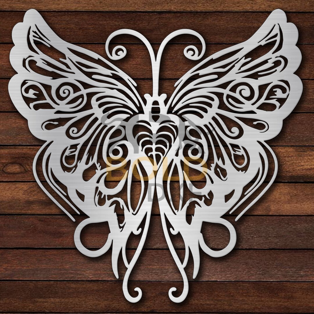Butterfly Design 1 DXF & SVG - Etsy
