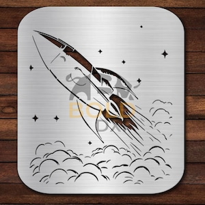 Rocket Ship DXF & SVG - Etsy