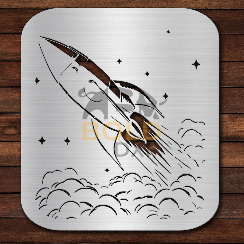 Rocket Ship DXF & SVG - Etsy